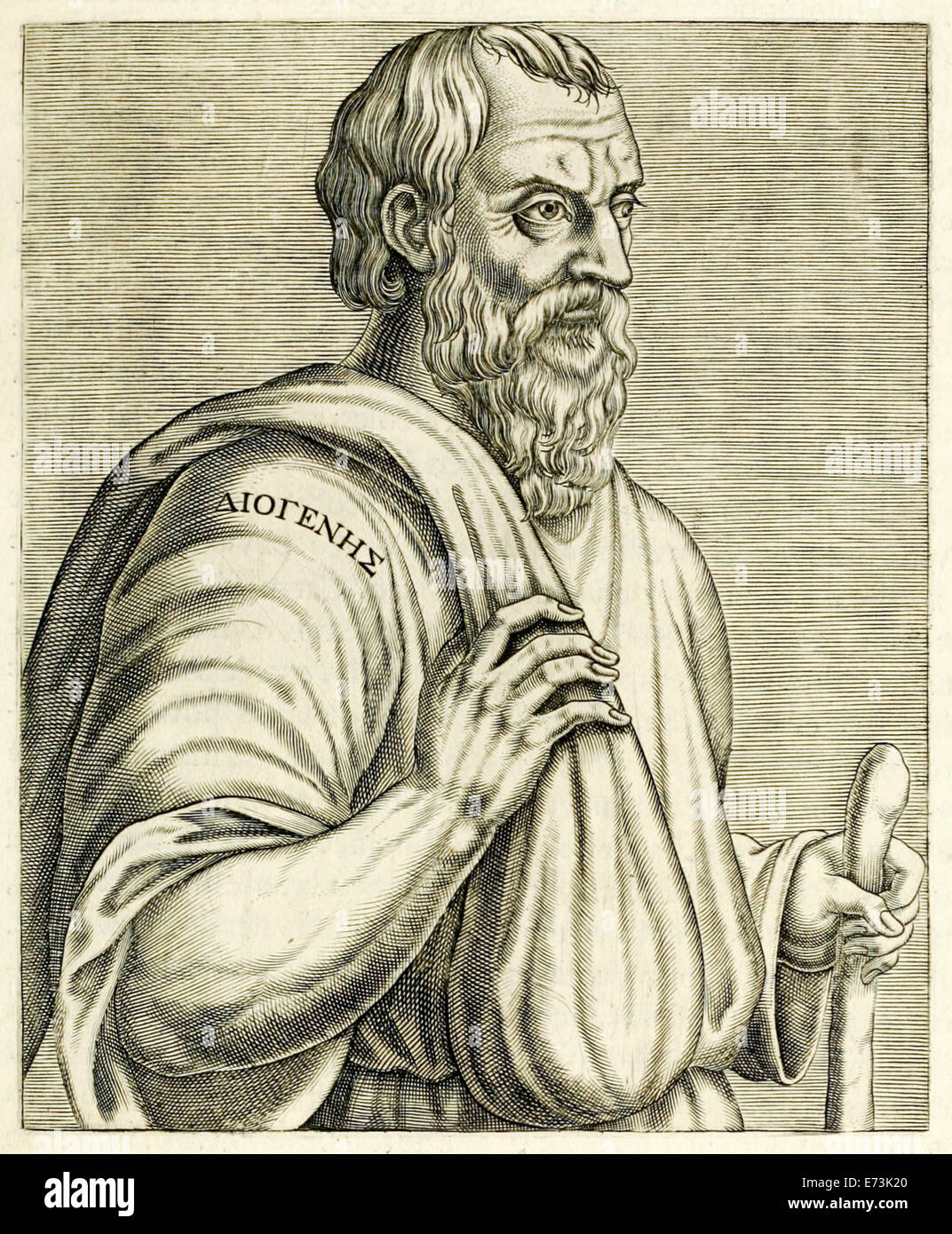 Diogenes from 'True Portraits and Lives of Illustrious Men' by André ...