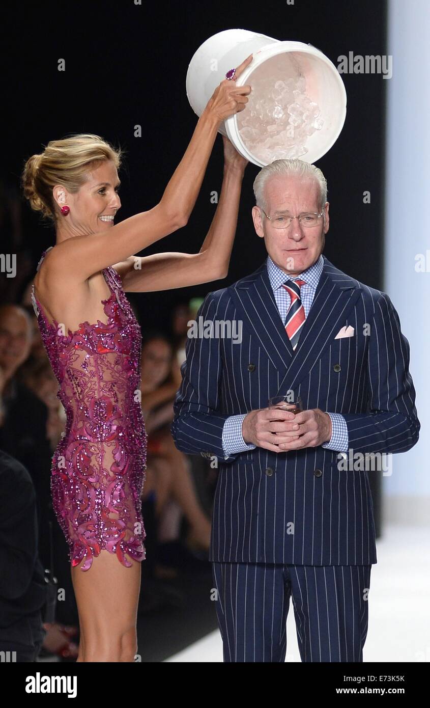 New York, NY, USA. 5th Sep, 2014. Heidi Klum, Timm Gunn in attendance ...