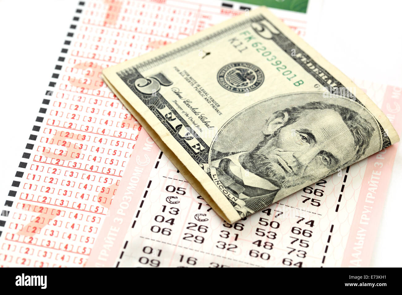 Lottery ticket money close hi-res stock photography and images - Alamy
