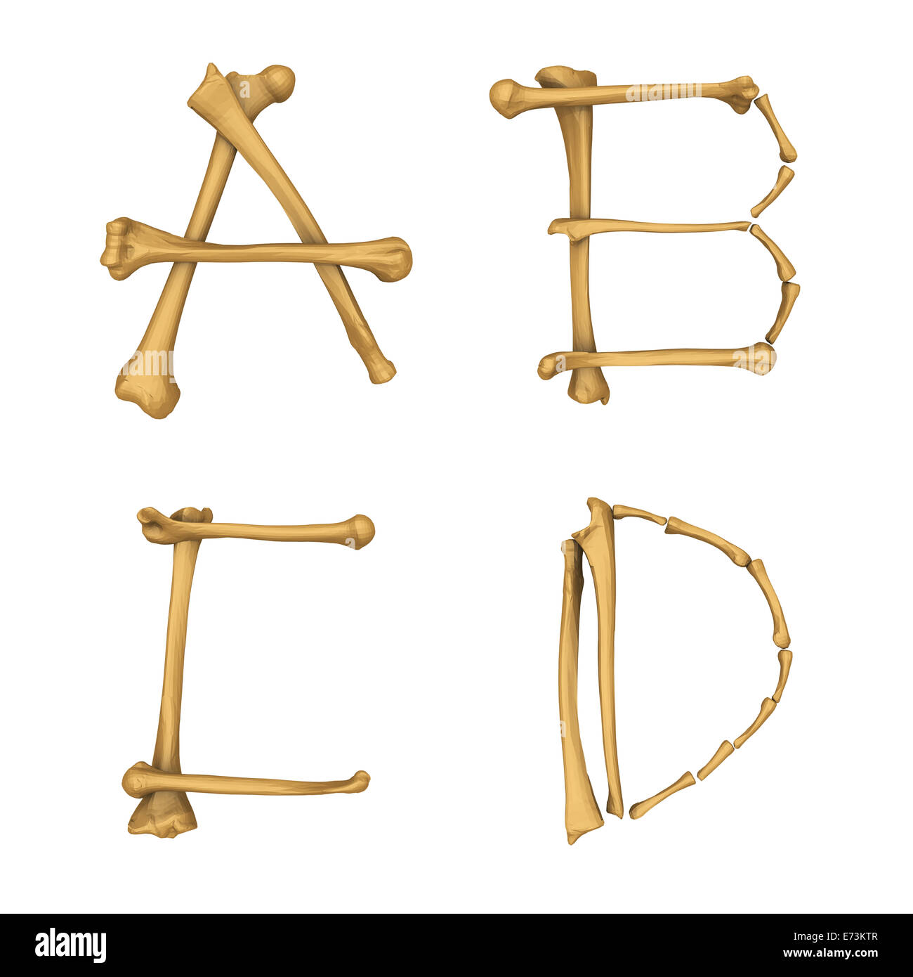 Halloween font horror alphabet hi-res stock photography and images - Alamy