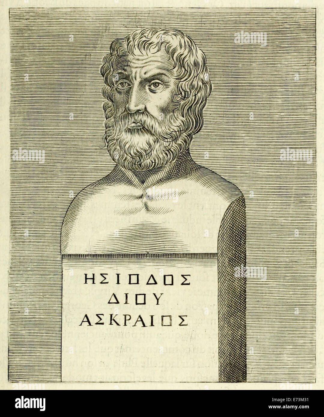 Hesiod from 'True Portraits and Lives of Illustrious Men' by André ...