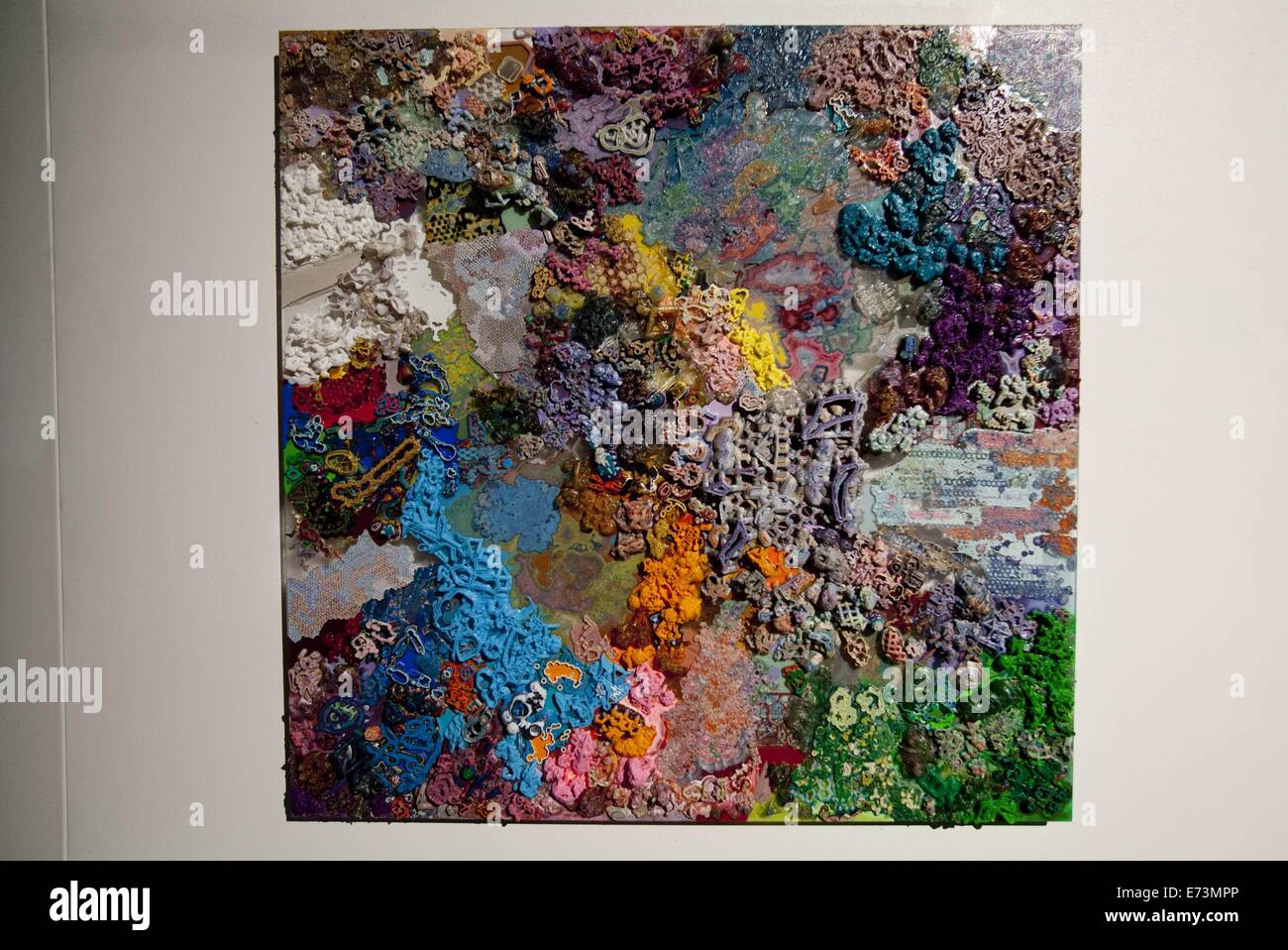 London, UK. 4th Sep, 2014. Artist Shane Hope at the 3D Print Show ...