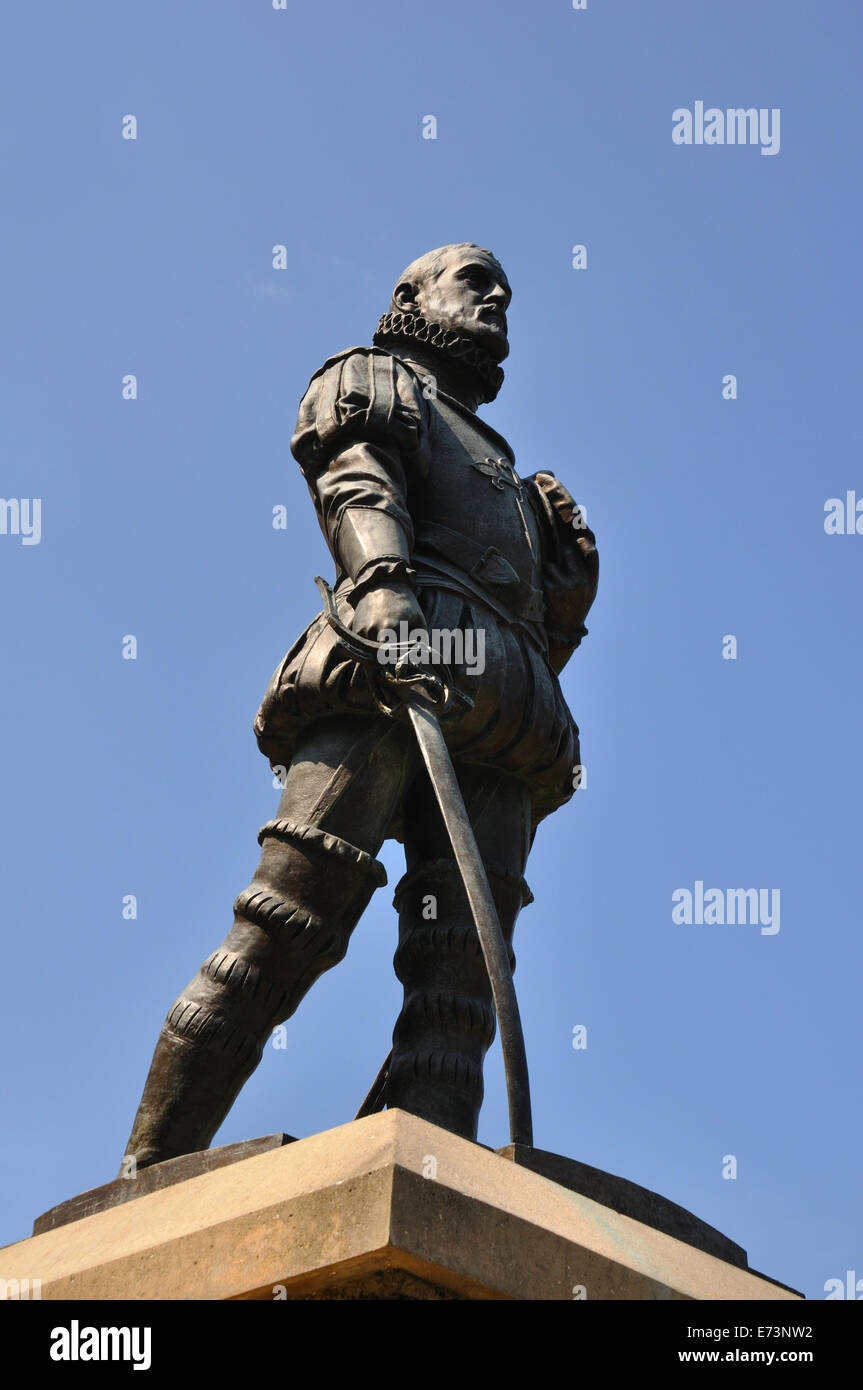 Don Pedro Menendez de Aviles monument, St. Augustine Florida USA Stock ...