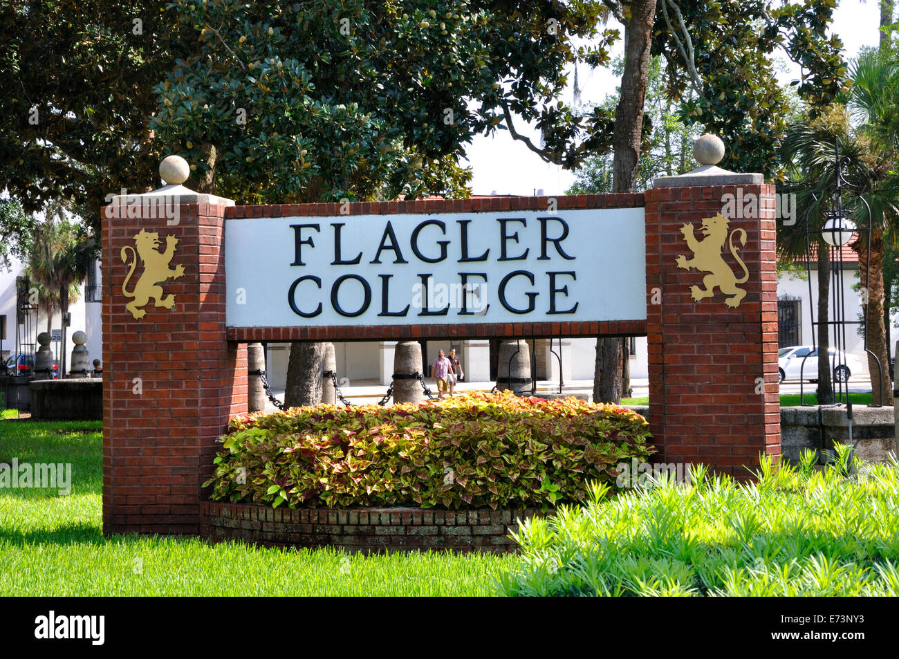 Flagler College sign, St Augustine, Florida Stock Photo - Alamy