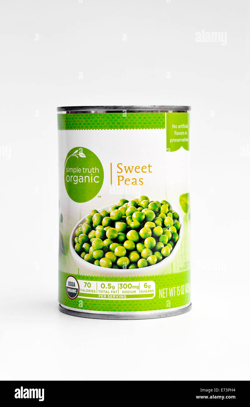 Canned sweet peas hi-res stock photography and images - Alamy