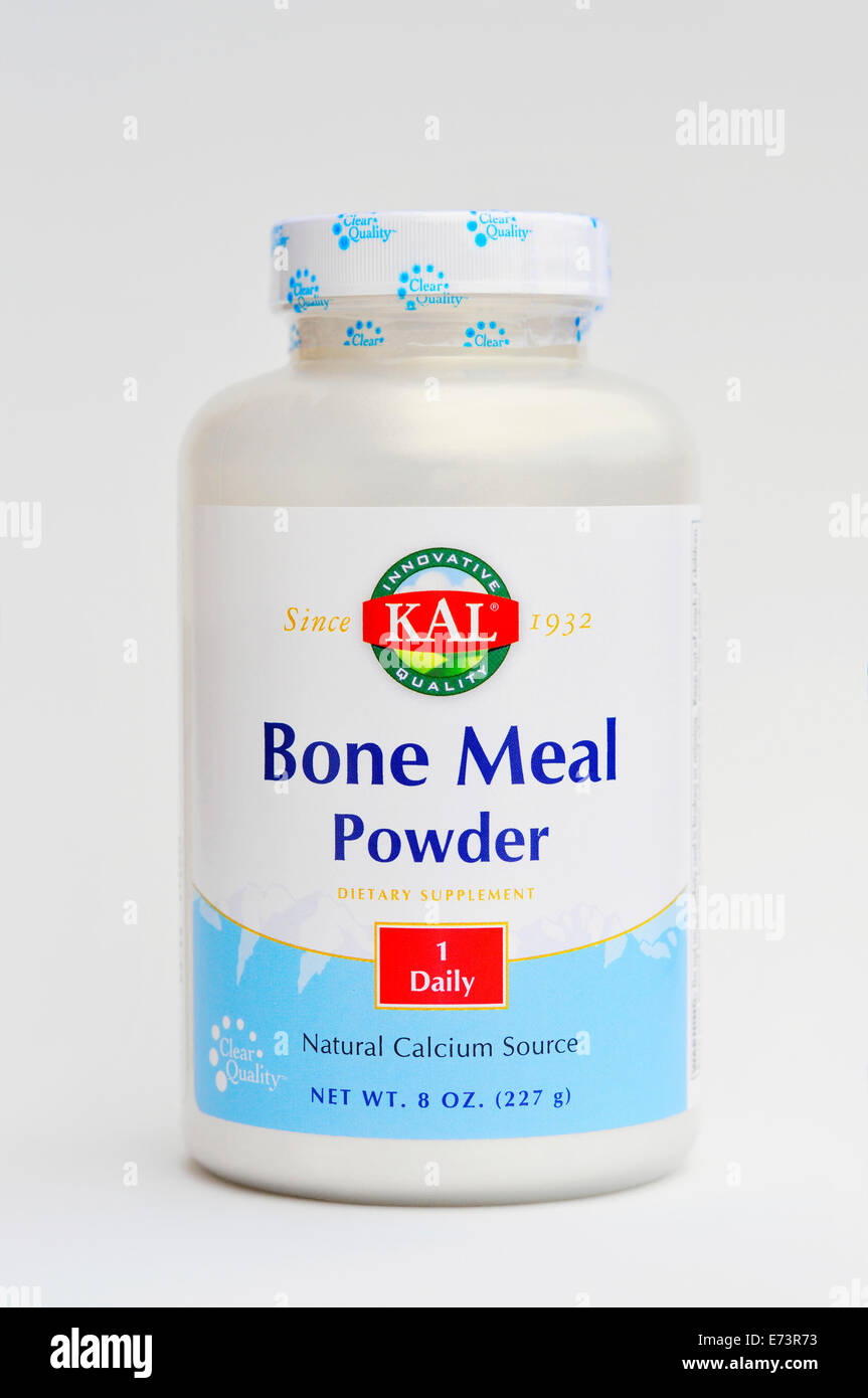 Bone meal powder Stock Photo - Alamy