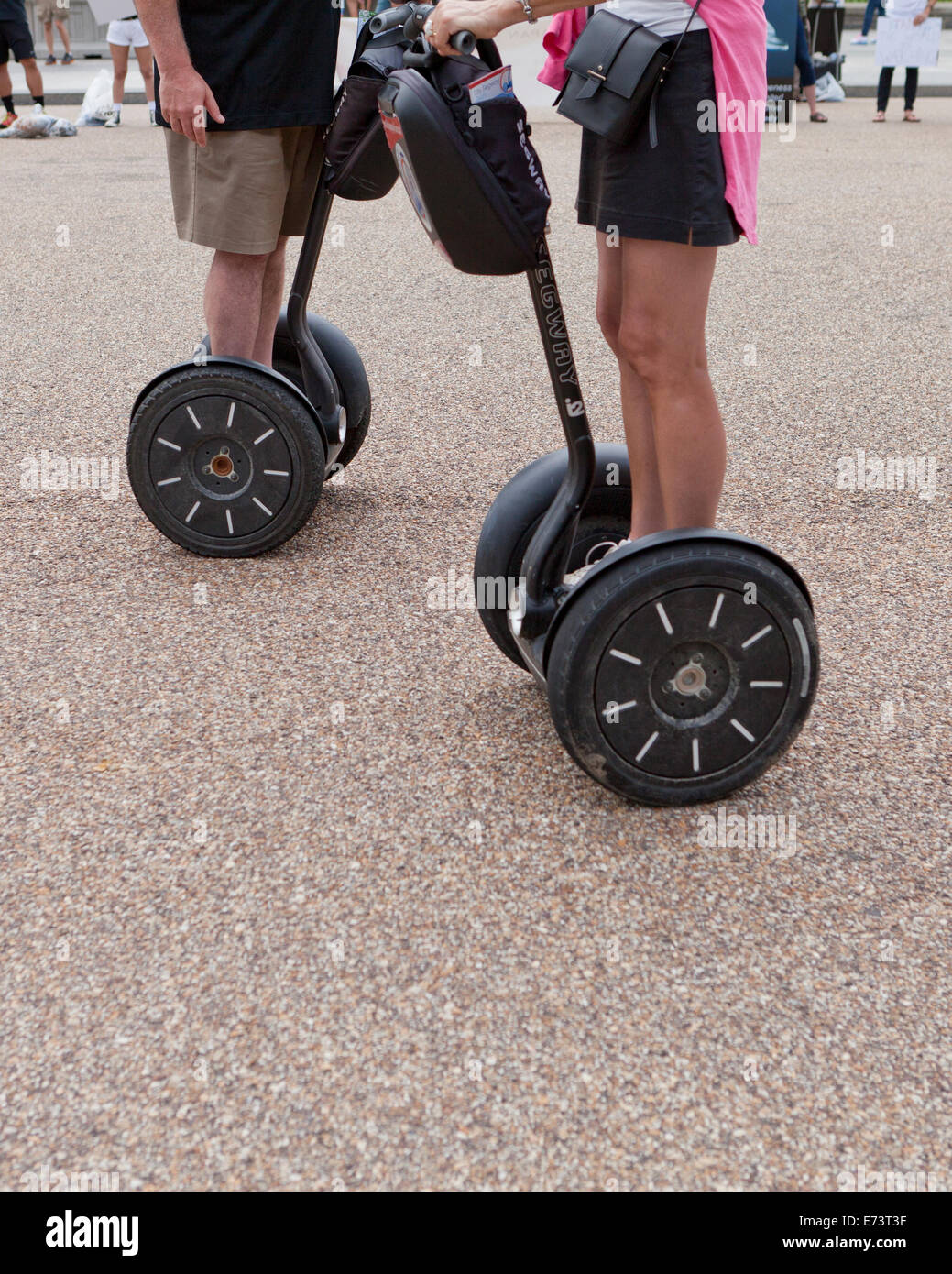 Group of people riding segways hi-res stock photography and images - Alamy