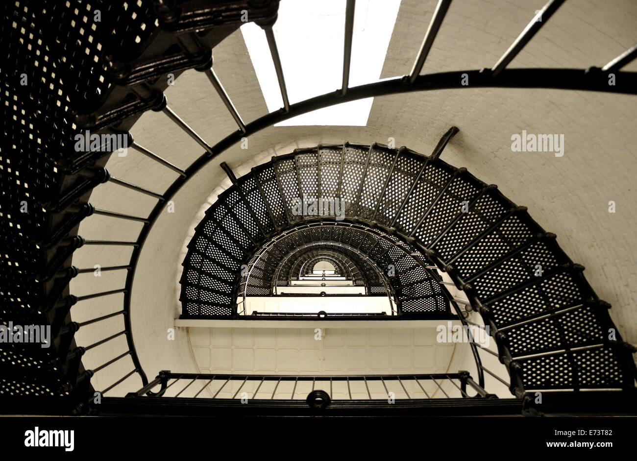 St augustine lighthouse stairs hi-res stock photography and images - Alamy
