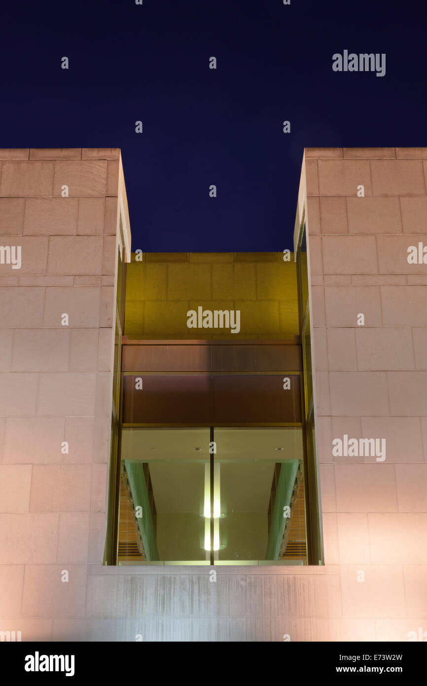 An architectural detail shot of a window at 'Whitby Public Library' in ...