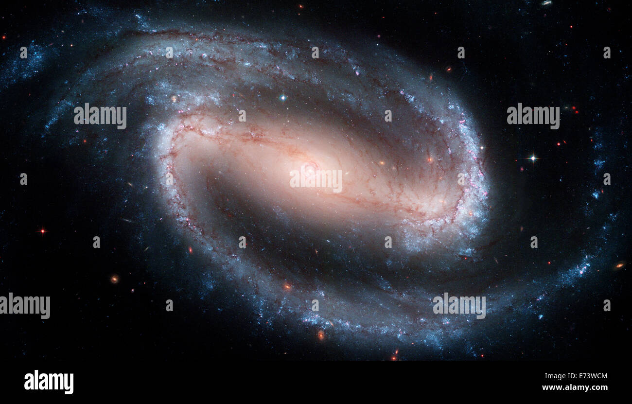 Barred spiral galaxy hi-res stock photography and images - Alamy