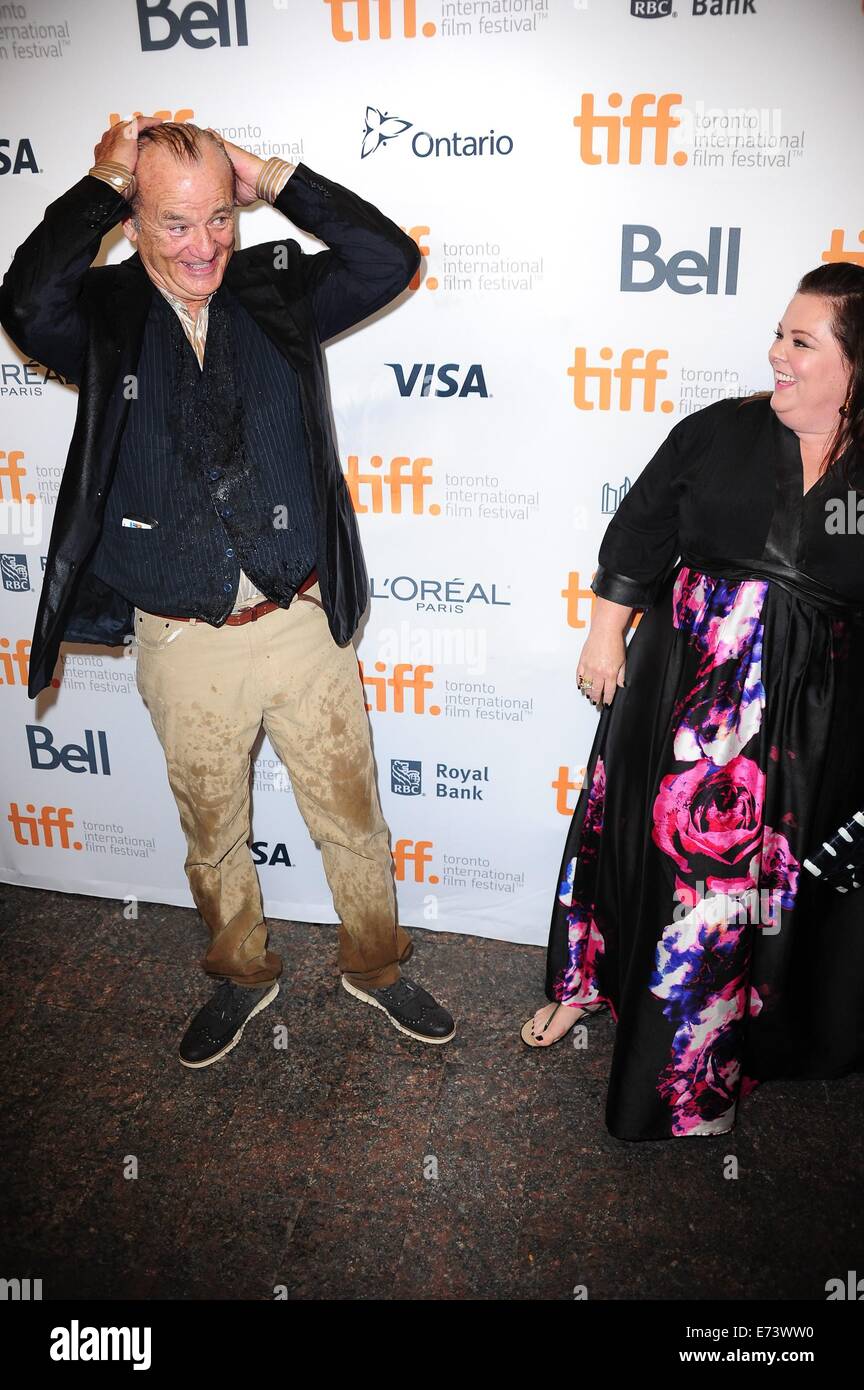 Toronto, ON. 5th Sep, 2014. Bill Murray, Melissa McCarthy at arrivals ...