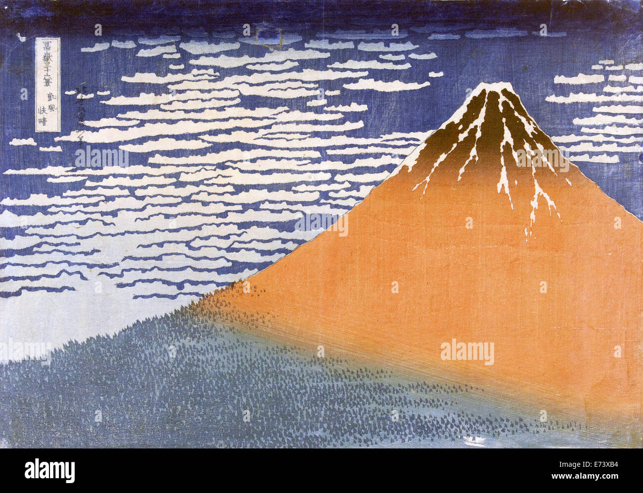 Clear weather and a southern wind, Katsushika Hokusai, 1829 - 1833 ...