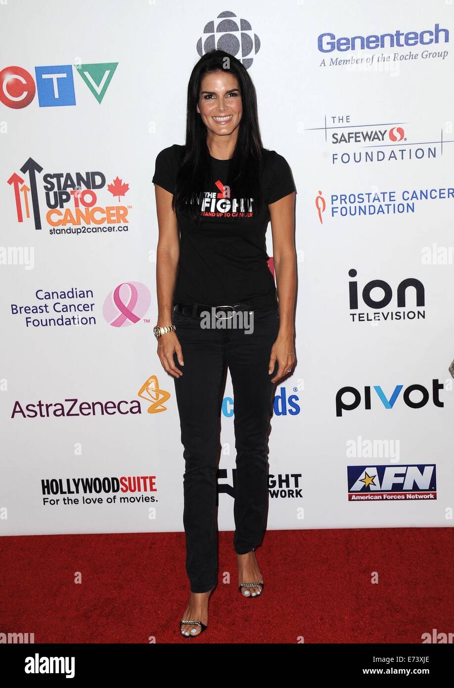 Los Angeles, CA, USA. 5th Sep, 2014. Angie Harmon at arrivals for STAND ...