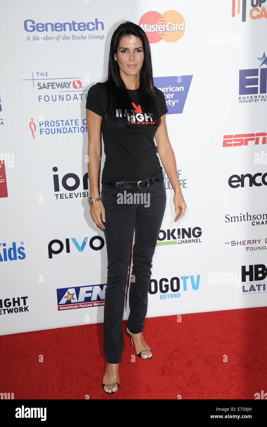 Los Angeles, CA, USA. 5th Sep, 2014. Angie Harmon at arrivals for STAND ...