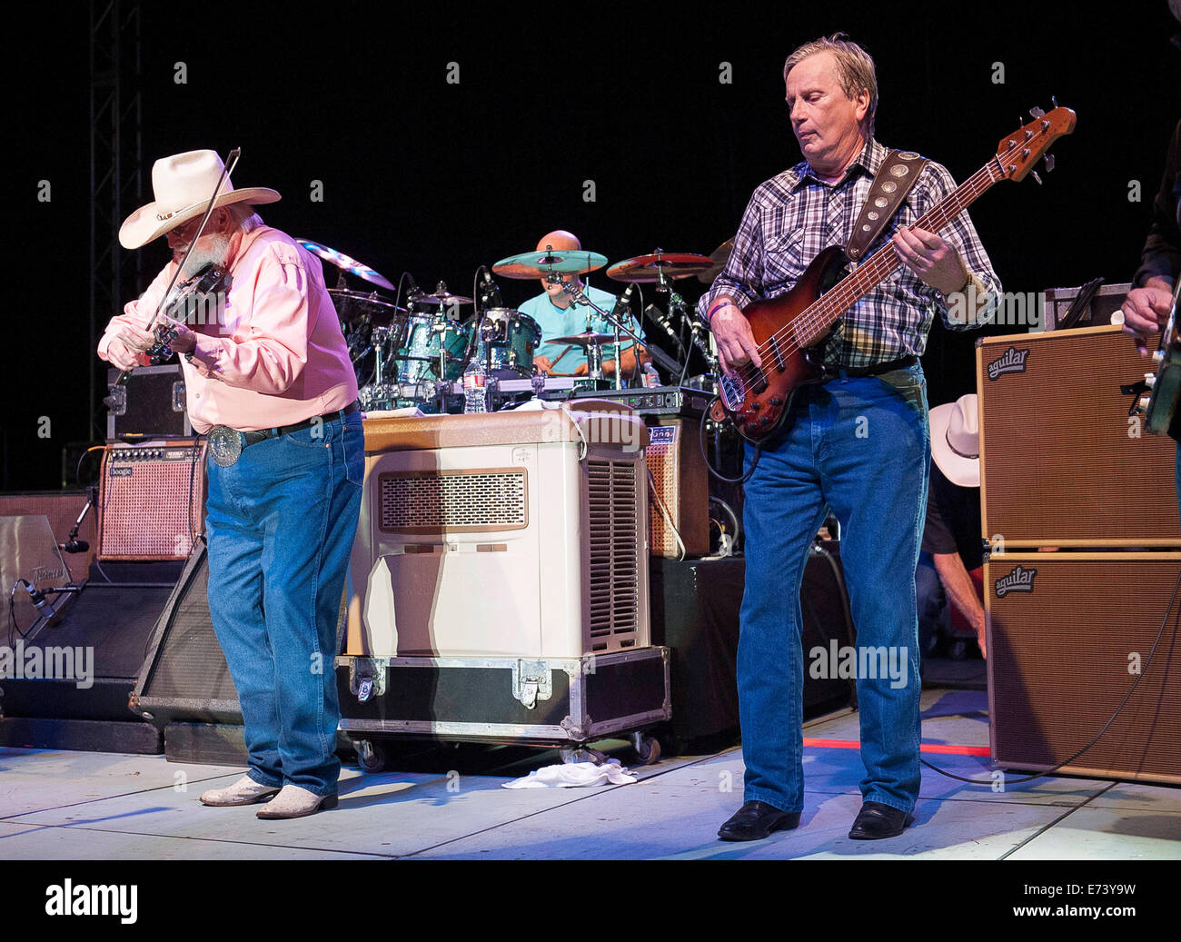 Rocky Mount, North Carolina, USA. 5th September, 2014. (L-R) Musician ...