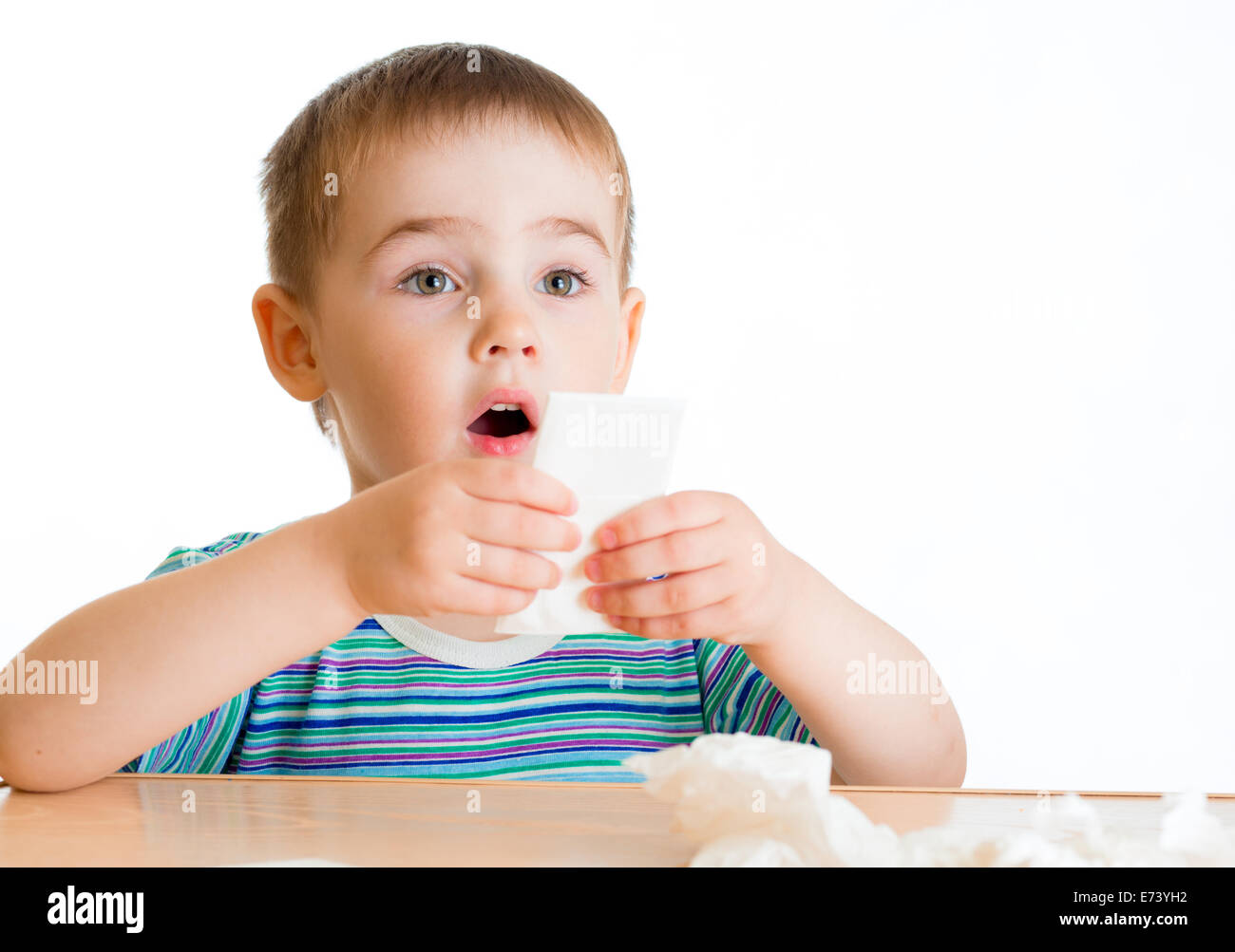 Wipe nose hi-res stock photography and images - Alamy