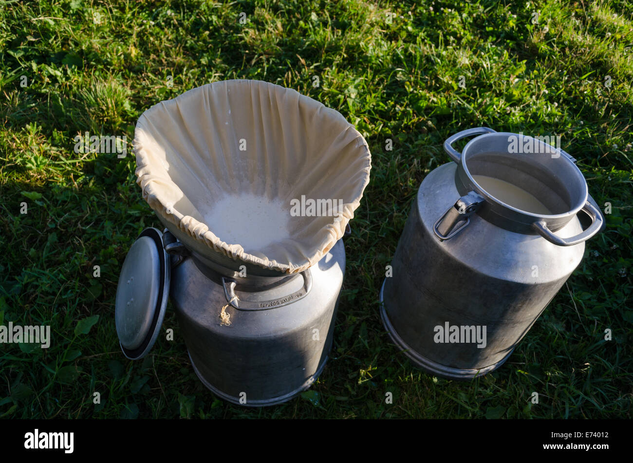 Milk transport container agriculture hi-res stock photography and ...