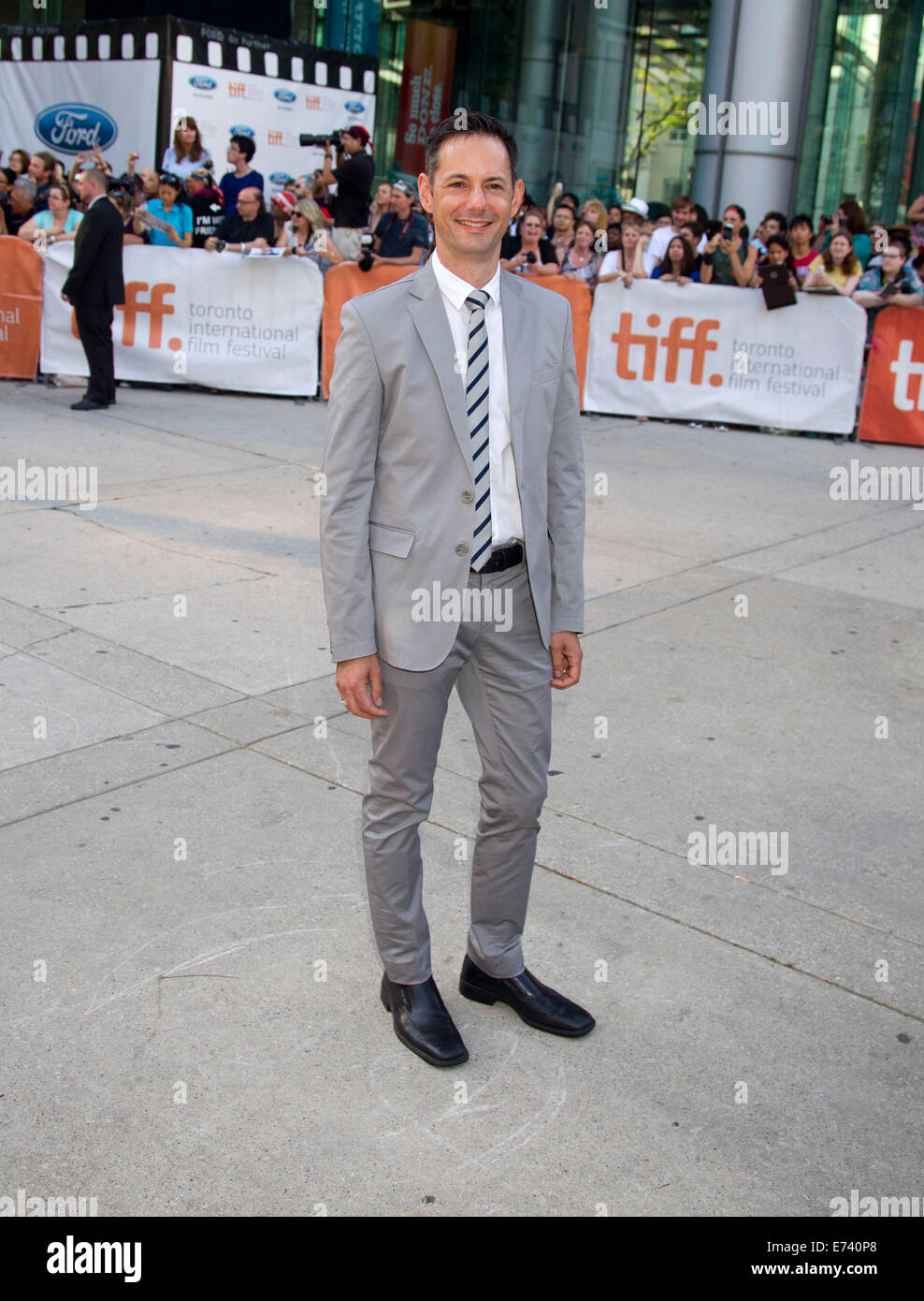 Toronto, Canada. 5th Sep, 2014. Writer Ben Ripley arrives for the ...