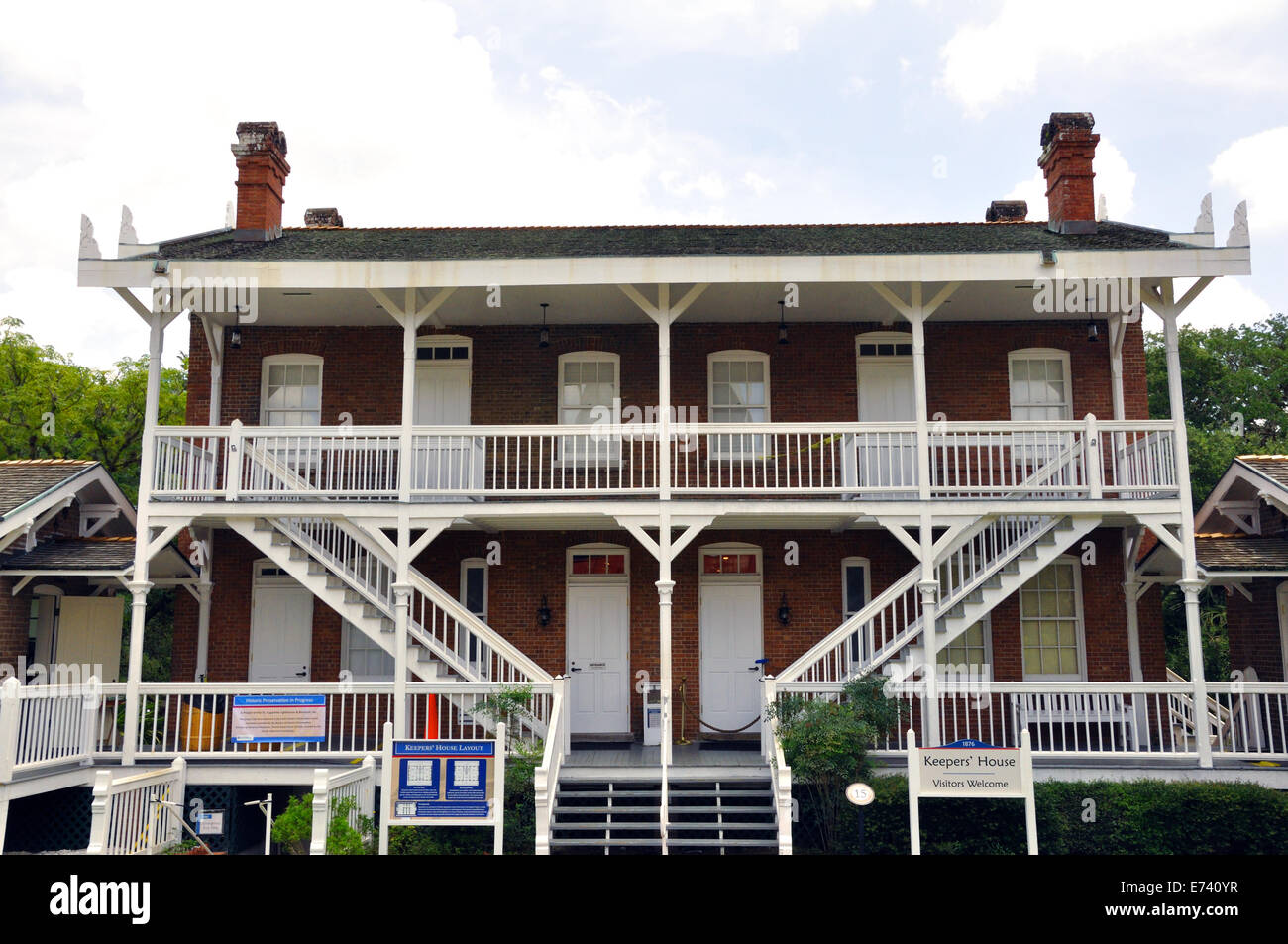 Lighthouse keepers house st augustine hi-res stock photography and ...