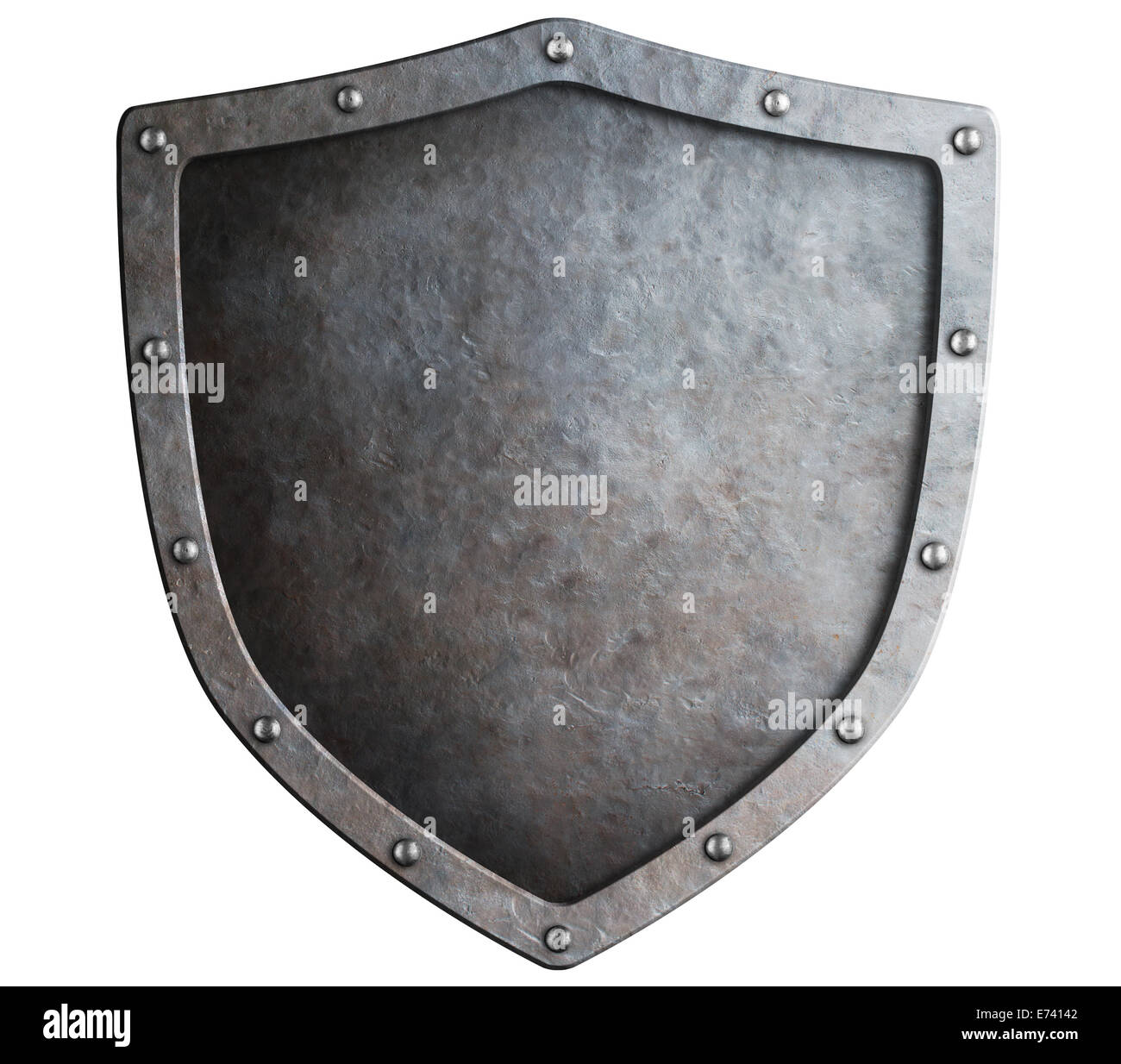 metal shield isolated Stock Photo - Alamy