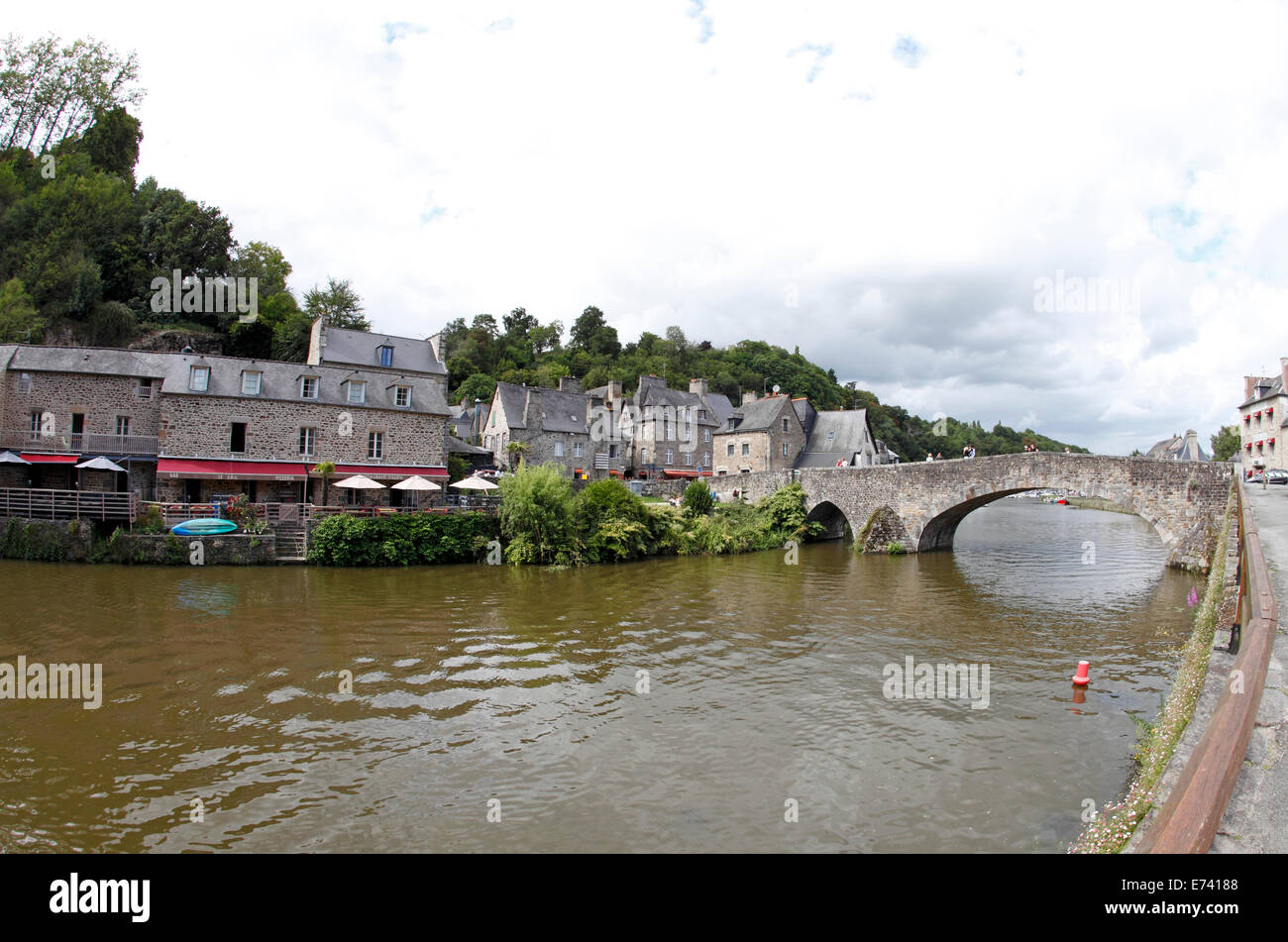 Dinan Port , Brittany, France Stock Photo - Alamy