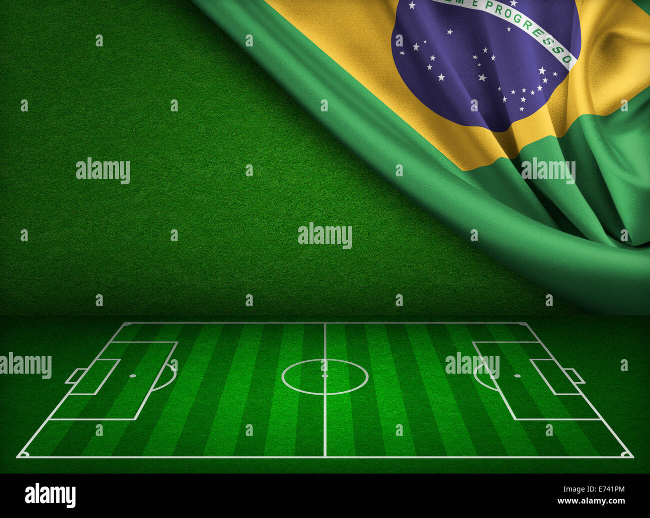 Soccer field brazil hi-res stock photography and images - Alamy