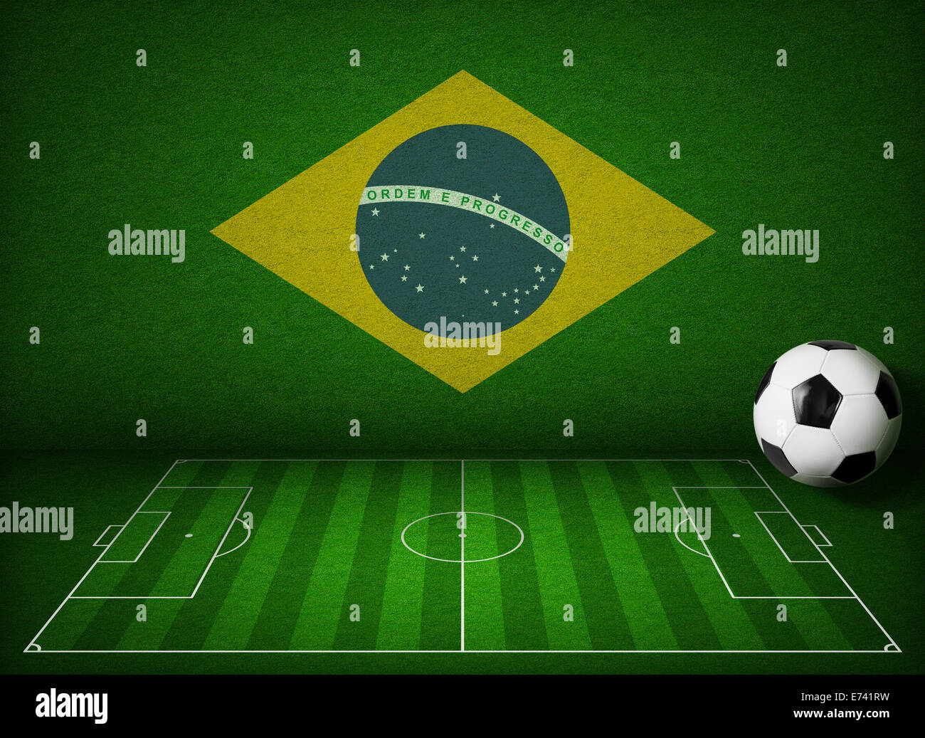 Soccer field brazil hi-res stock photography and images - Alamy