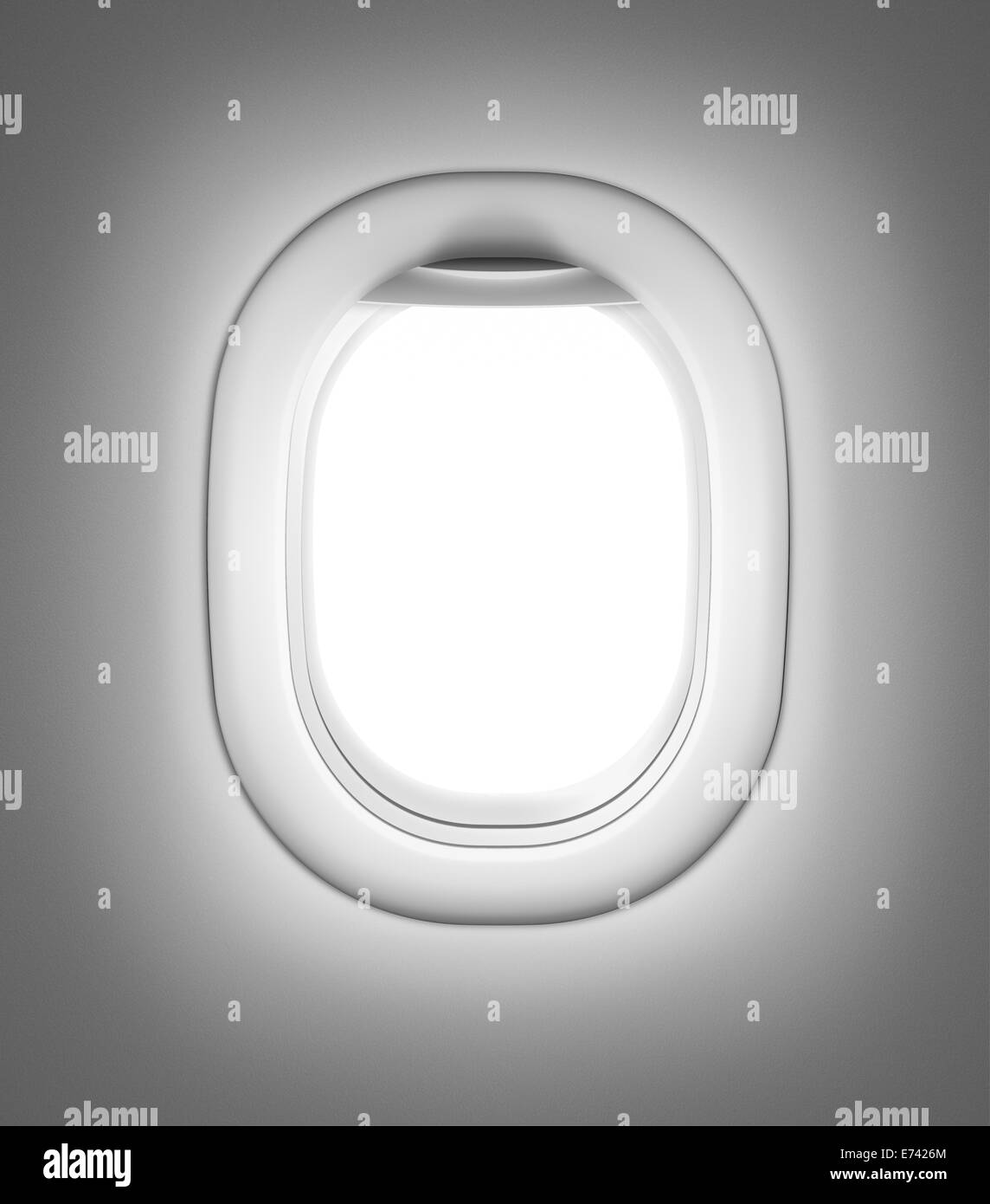 Airplane vehicle travel design Black and White Stock Photos & Images ...