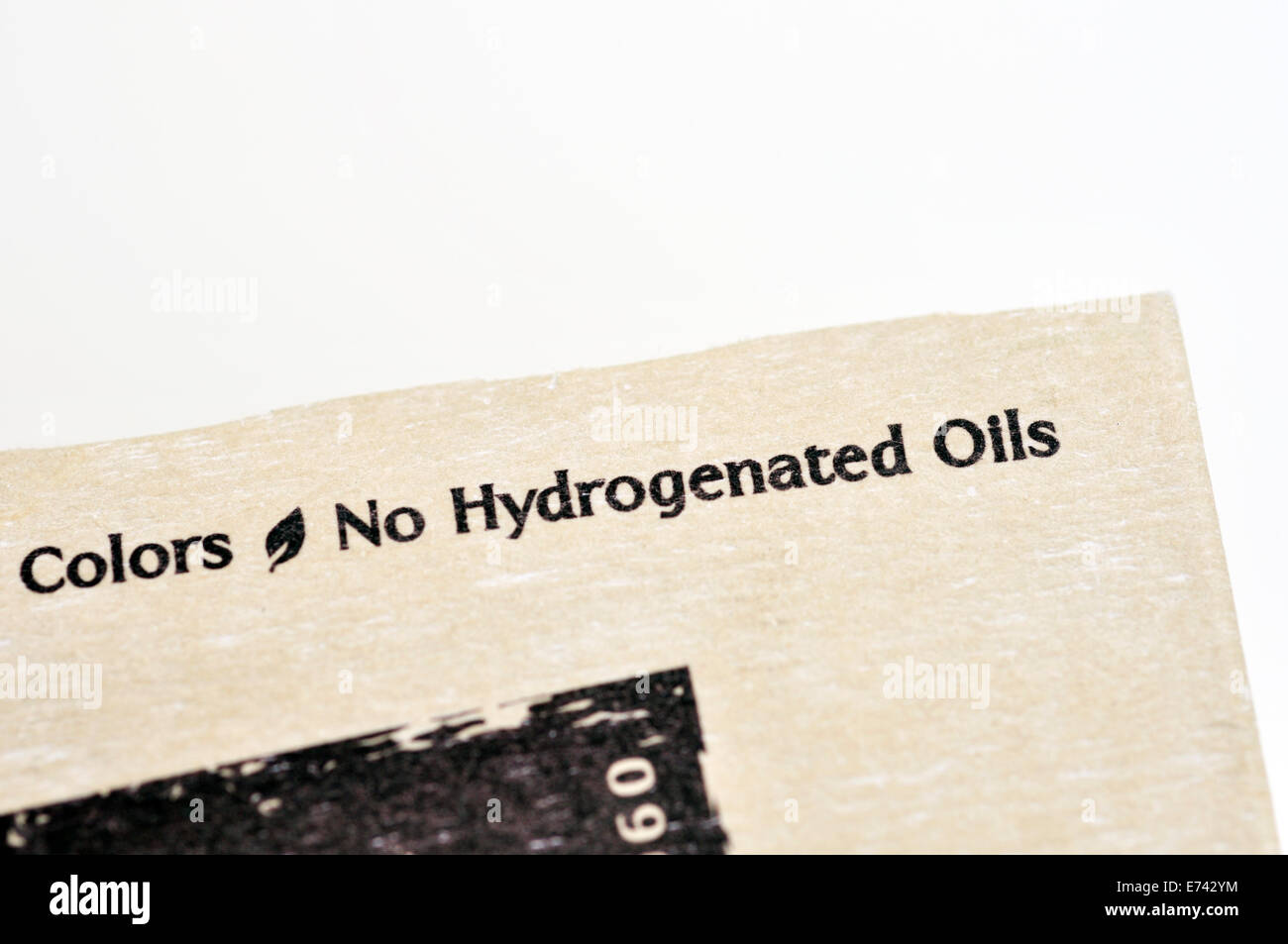 Hydrogenated oil food package hi-res stock photography and images - Alamy