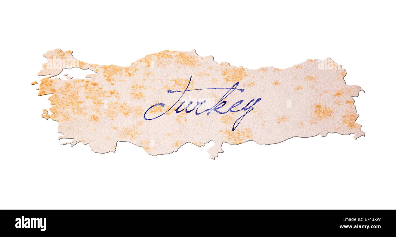 Old turkish map Cut Out Stock Images & Pictures - Alamy