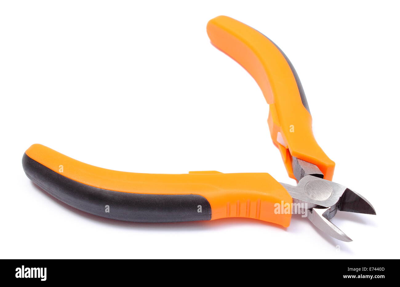 Metal pliers isolated on white background, work tool for engineer Stock ...