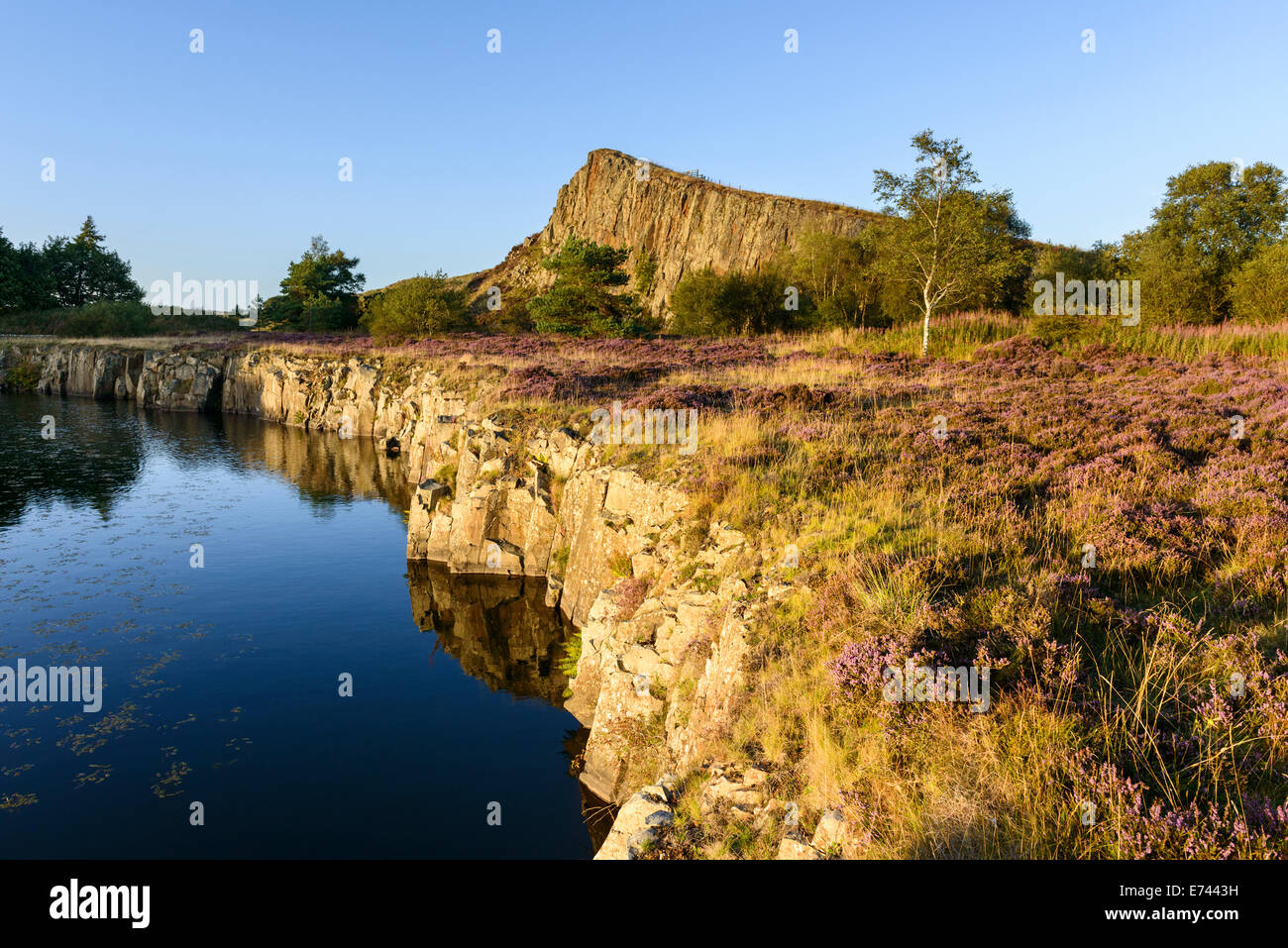 Hadrians wall cawfields quarry hi-res stock photography and images - Alamy