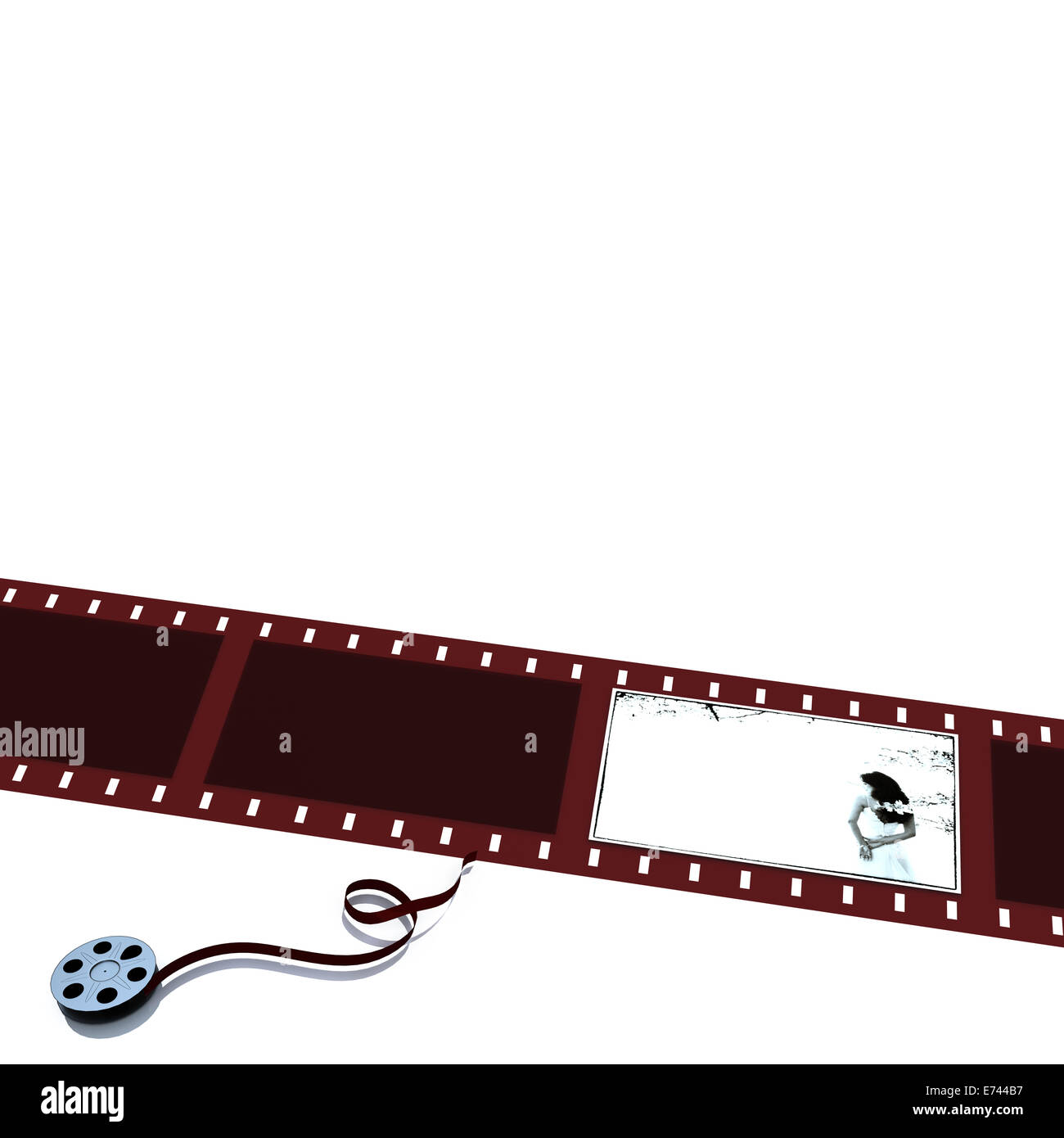 Movie cinema reel tape Cut Out Stock Images & Pictures - Alamy