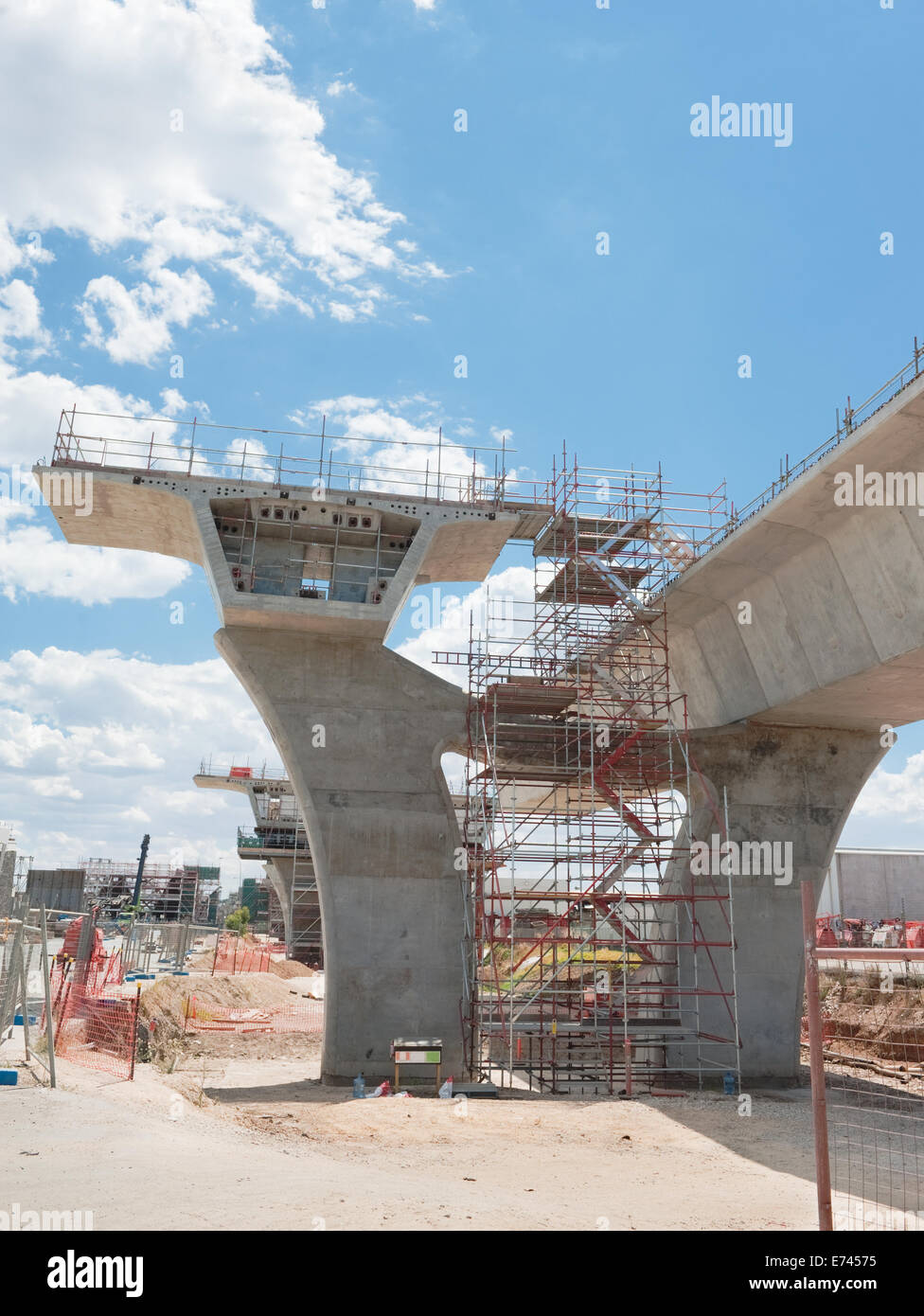 fragment view of the road under construction Stock Photo - Alamy