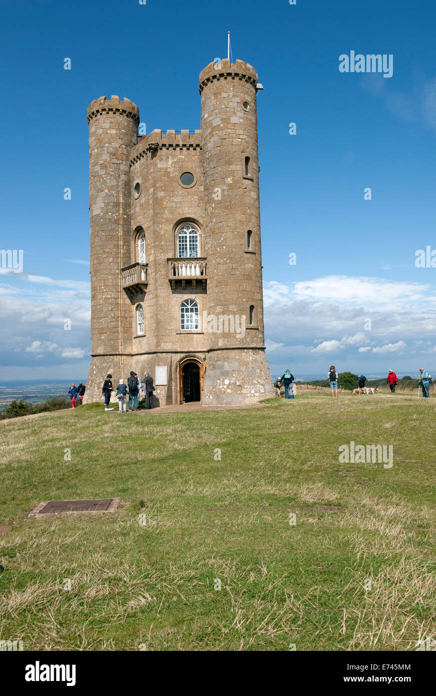 Broadway Tower, The Cotswolds, Worcestershire, England, UK Stock Photo ...