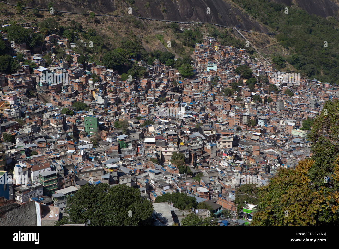 Favela Rocinha in Rio de Janeiro, Brazil Stock Photo - Alamy