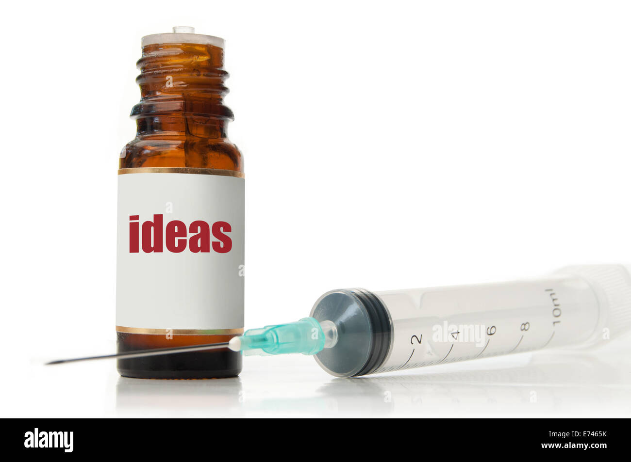 Injection of new ideas Stock Photo - Alamy
