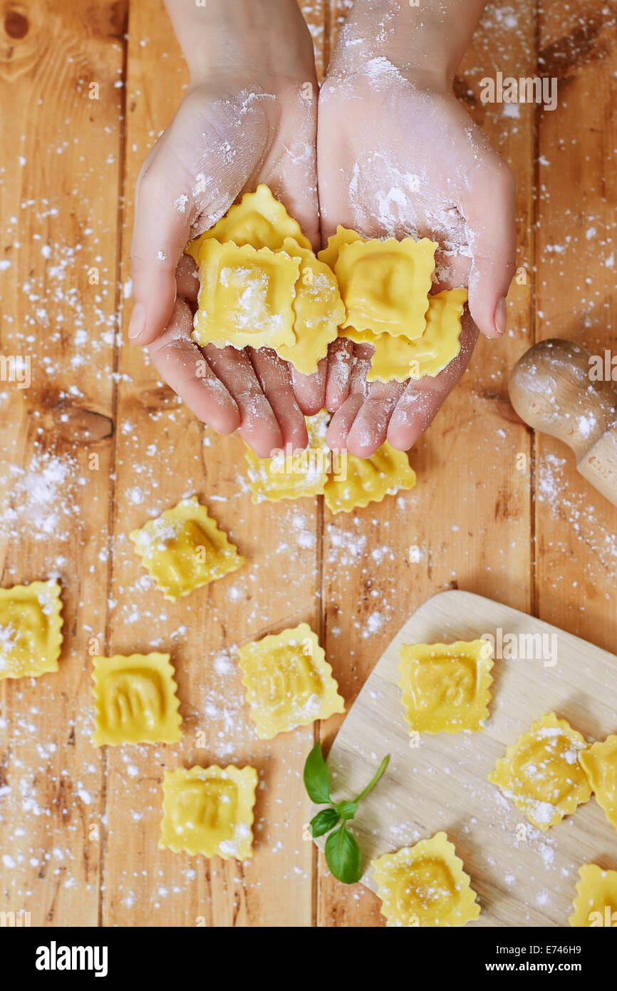 Ravioli making hi-res stock photography and images - Alamy