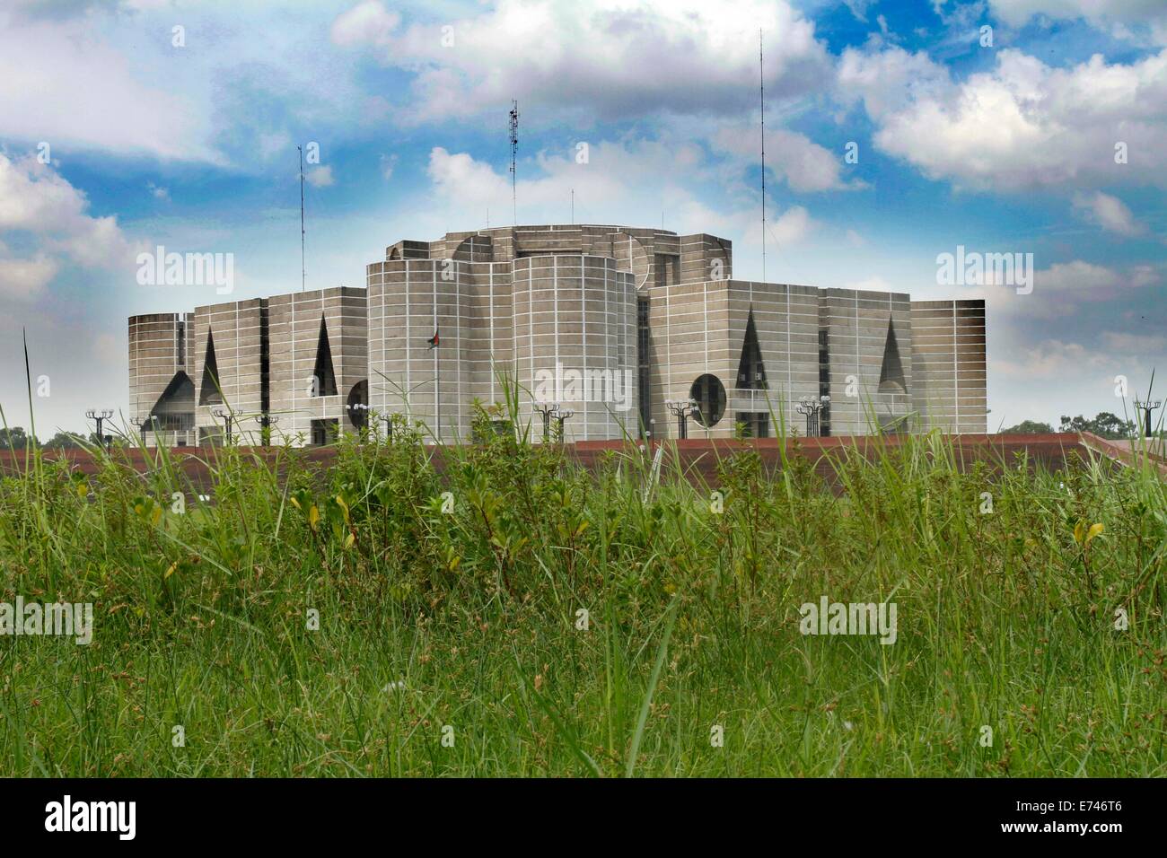 Jatiyo sangsad bhaban national parliament house hi-res stock ...