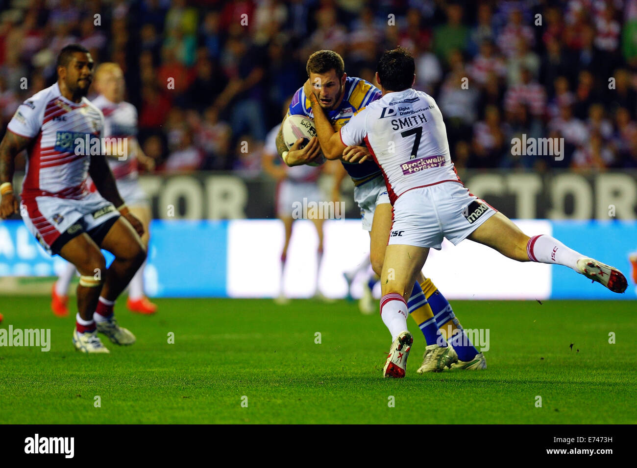 Zak Hardaker Of Wigan Warriors High Resolution Stock Photography and ...