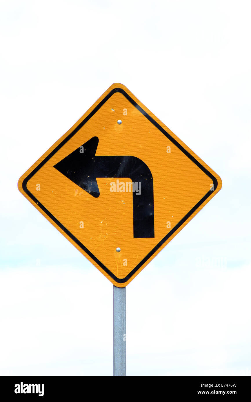 Sharp Right Turn Sign