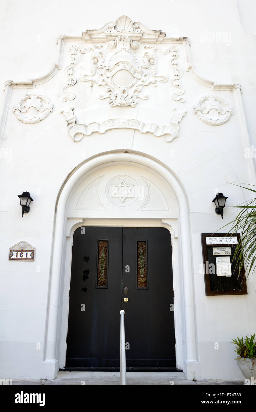 Sons of Israel synagogue, St. Augustine Florida USA Stock Photo - Alamy
