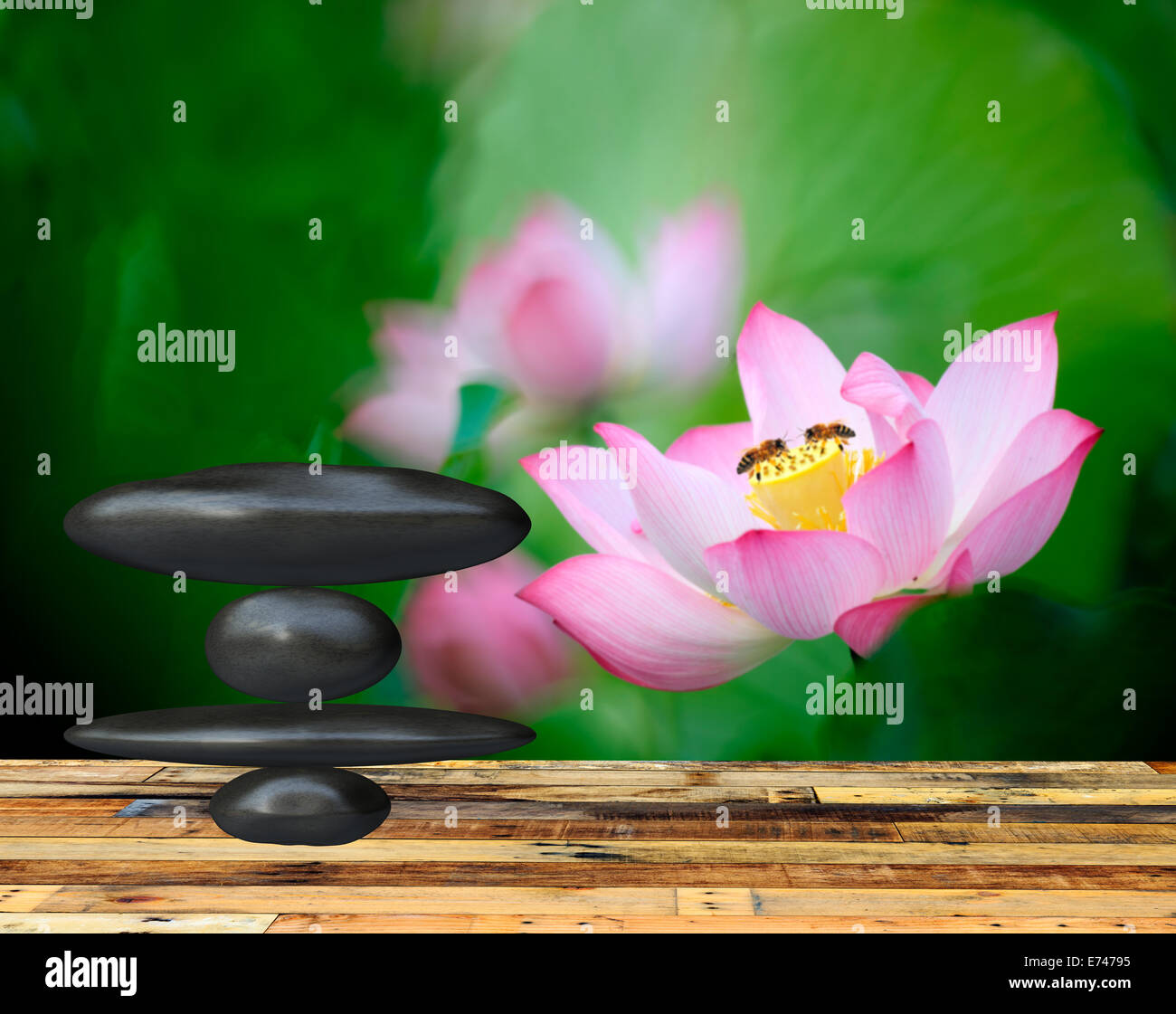 stone pyramid with nice background for adv or others purpose use Stock ...