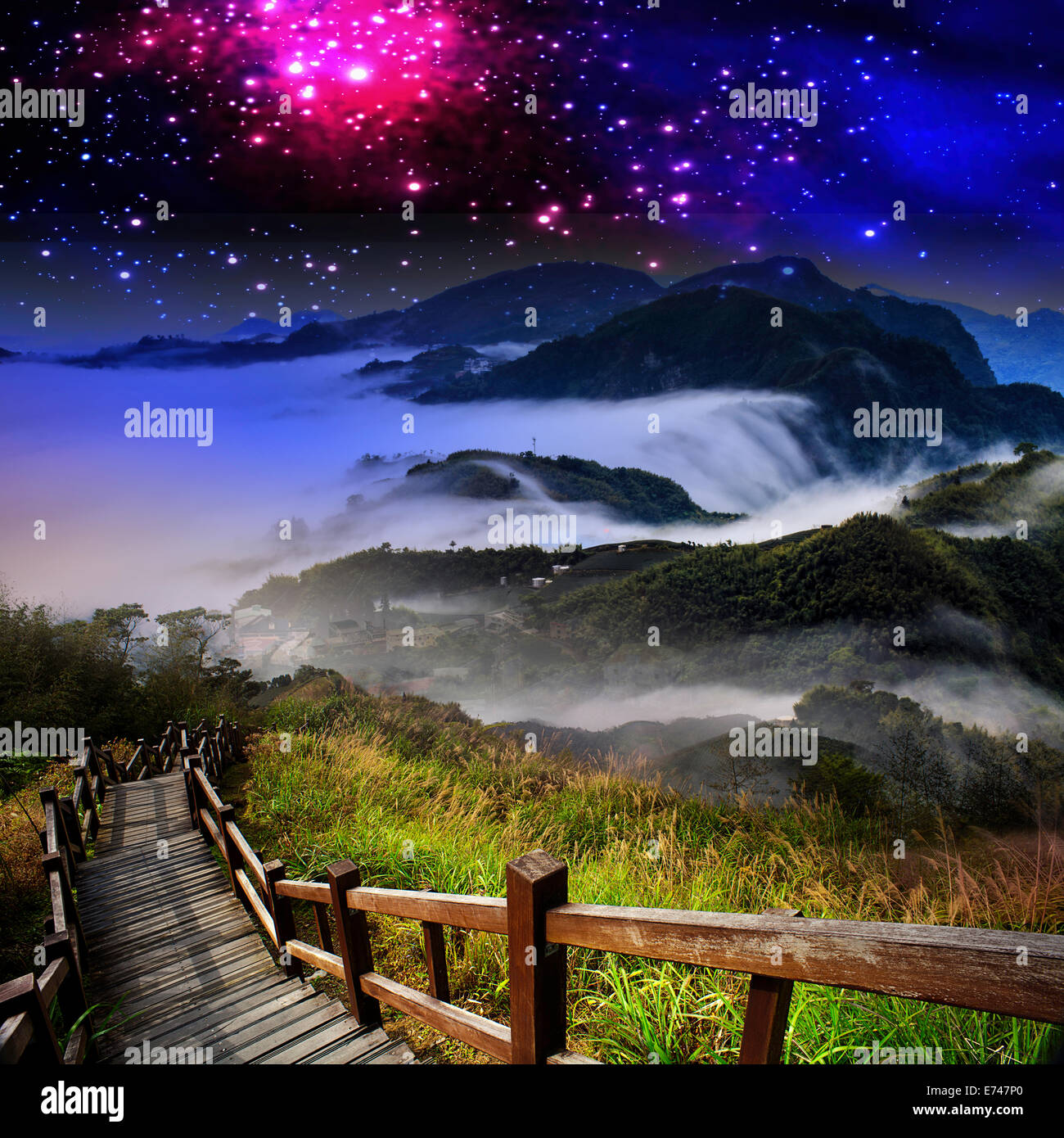 Stair to the nice place for adv or others purpose use Stock Photo - Alamy