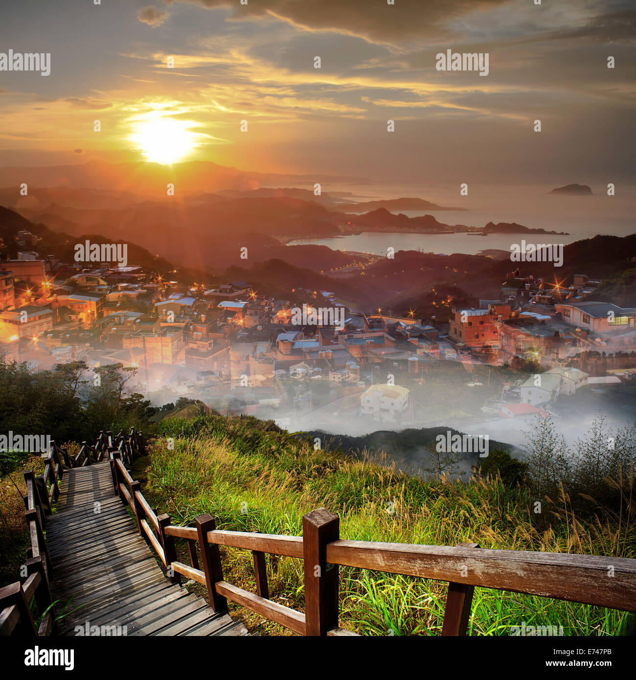 Stair to the nice place for adv or others purpose use Stock Photo - Alamy
