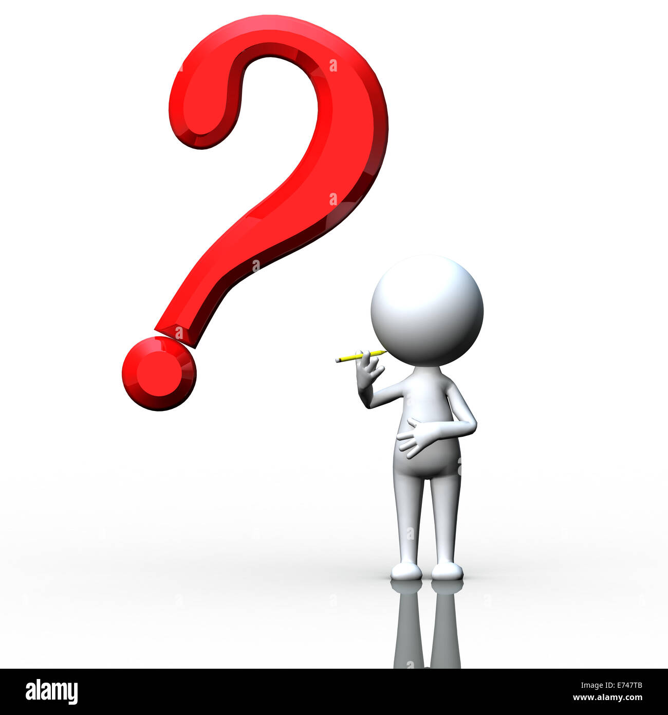 Question mark red Cut Out Stock Images & Pictures - Alamy