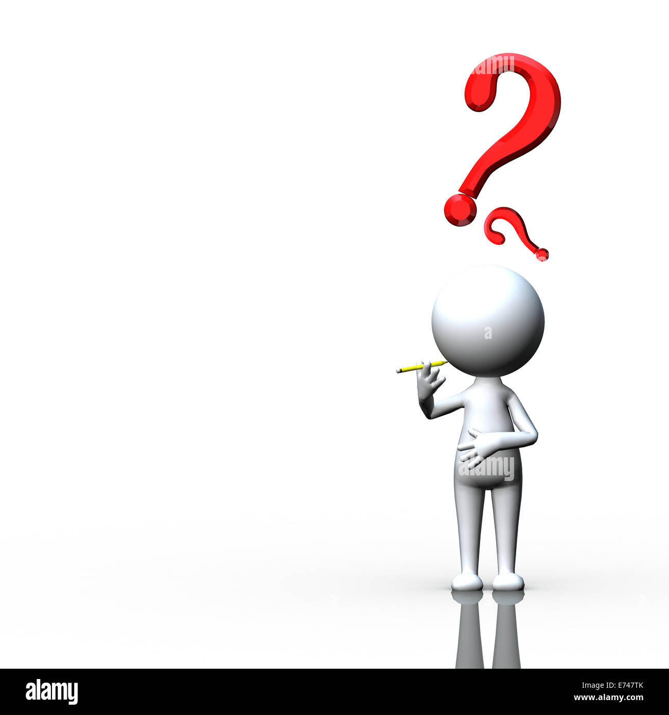 Question mark red Cut Out Stock Images & Pictures - Alamy