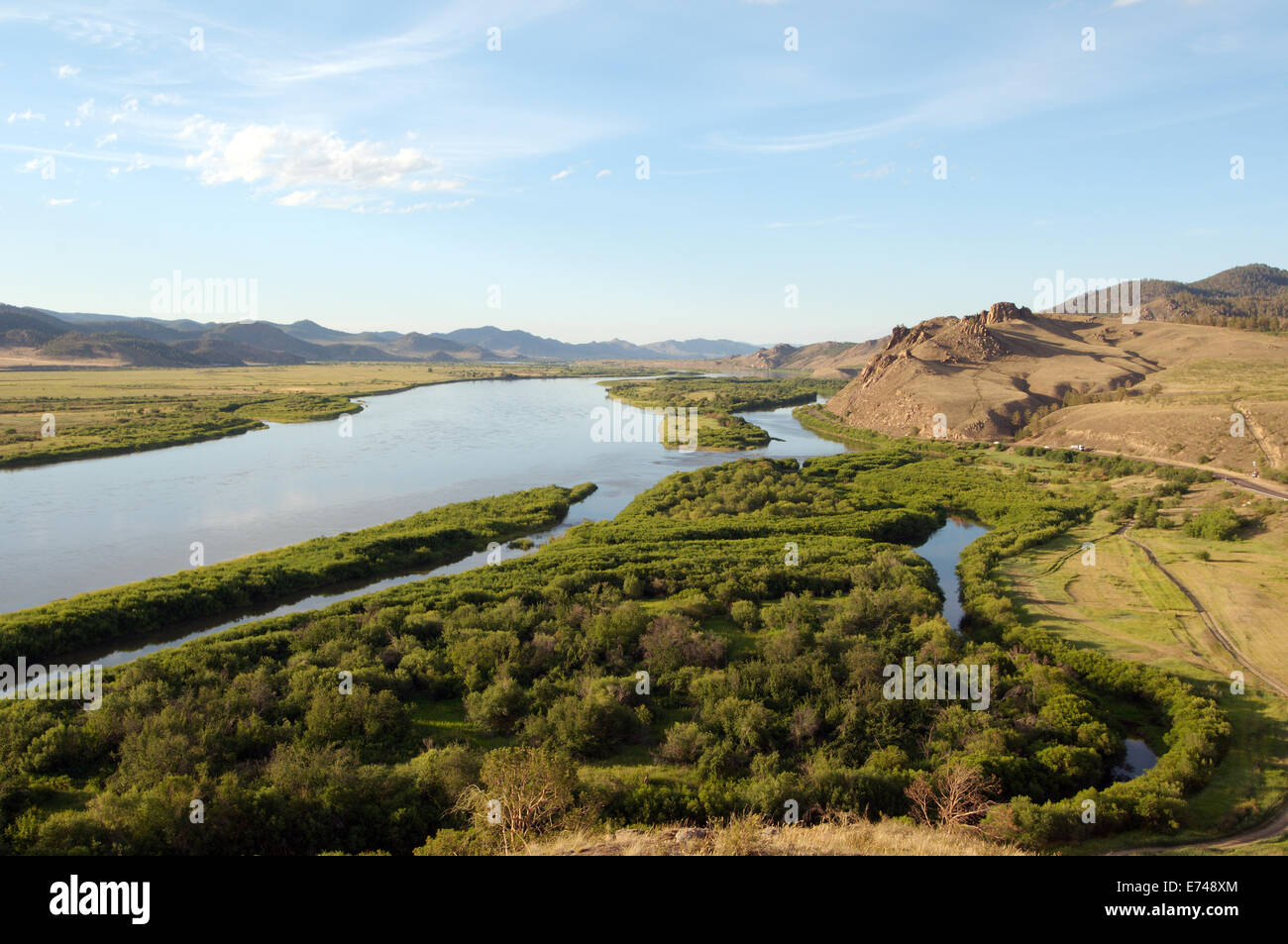 Selenga River, Buryatia, Siberia, Russian Federation Stock Photo - Alamy