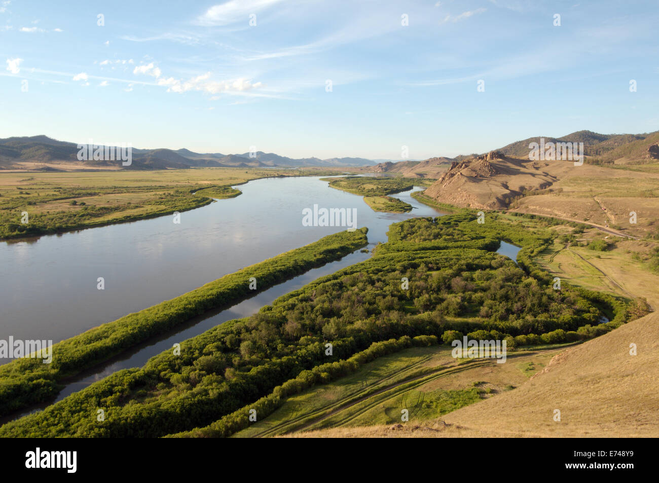 Selenga River, Buryatia, Siberia, Russian Federation Stock Photo - Alamy