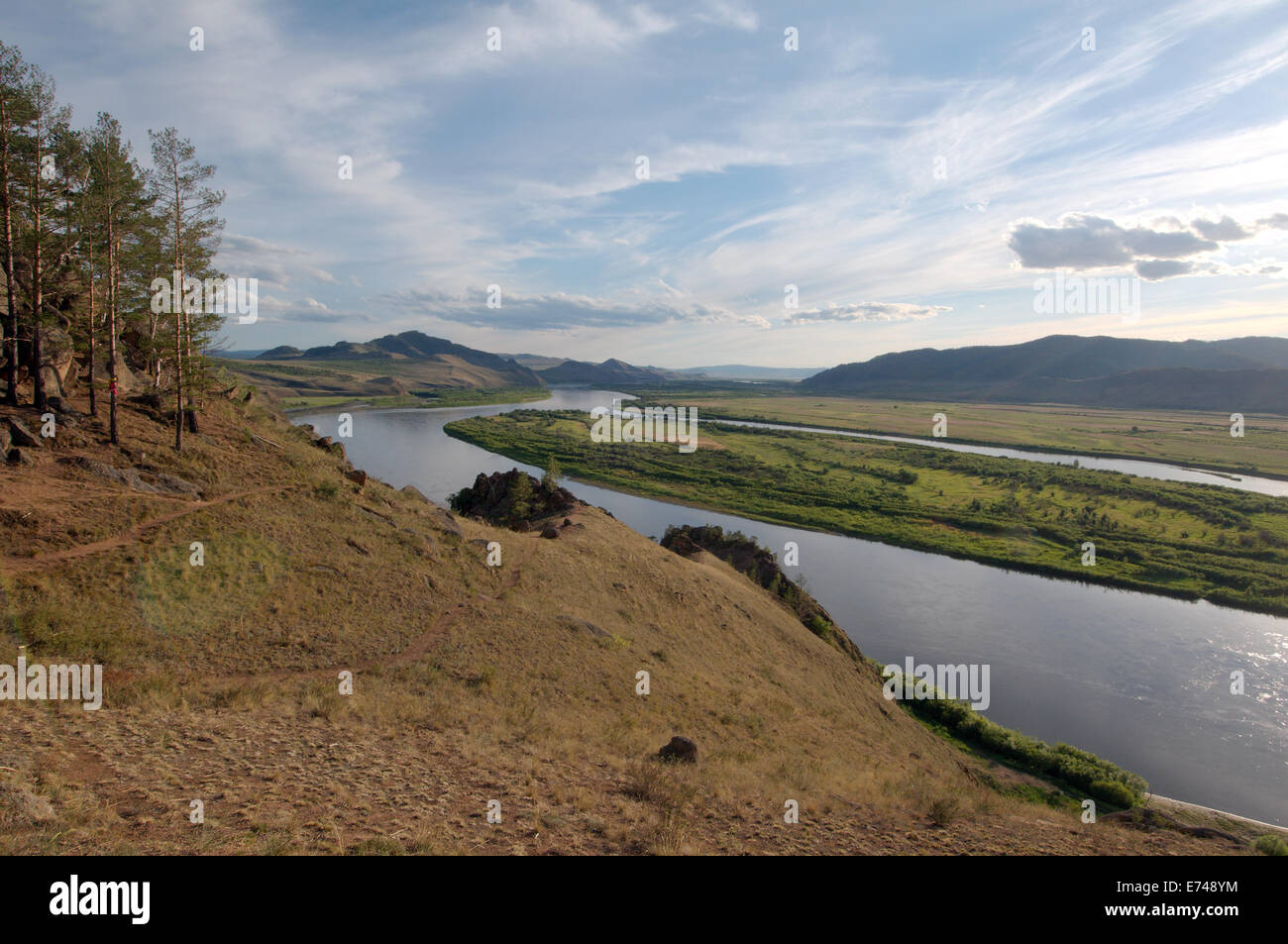 Selenga River, Buryatia, Siberia, Russian Federation Stock Photo - Alamy
